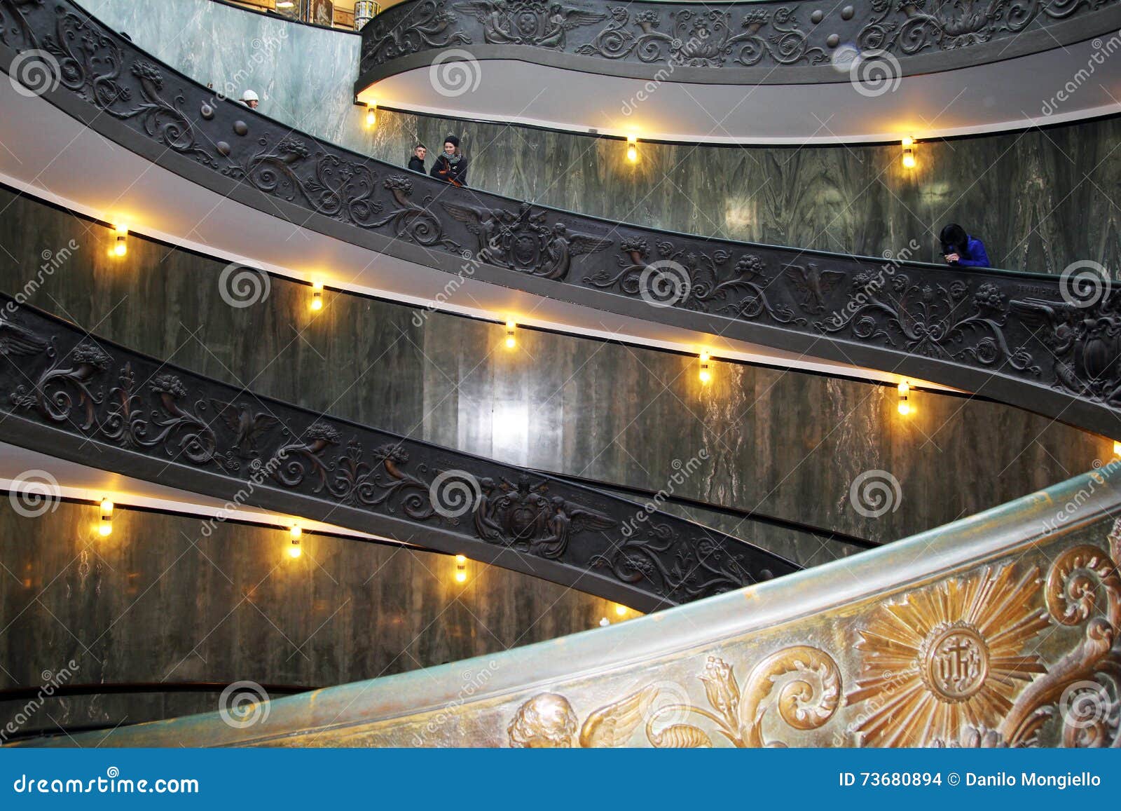 Bronze staircase editorial stock image. Image of inside - 73680894