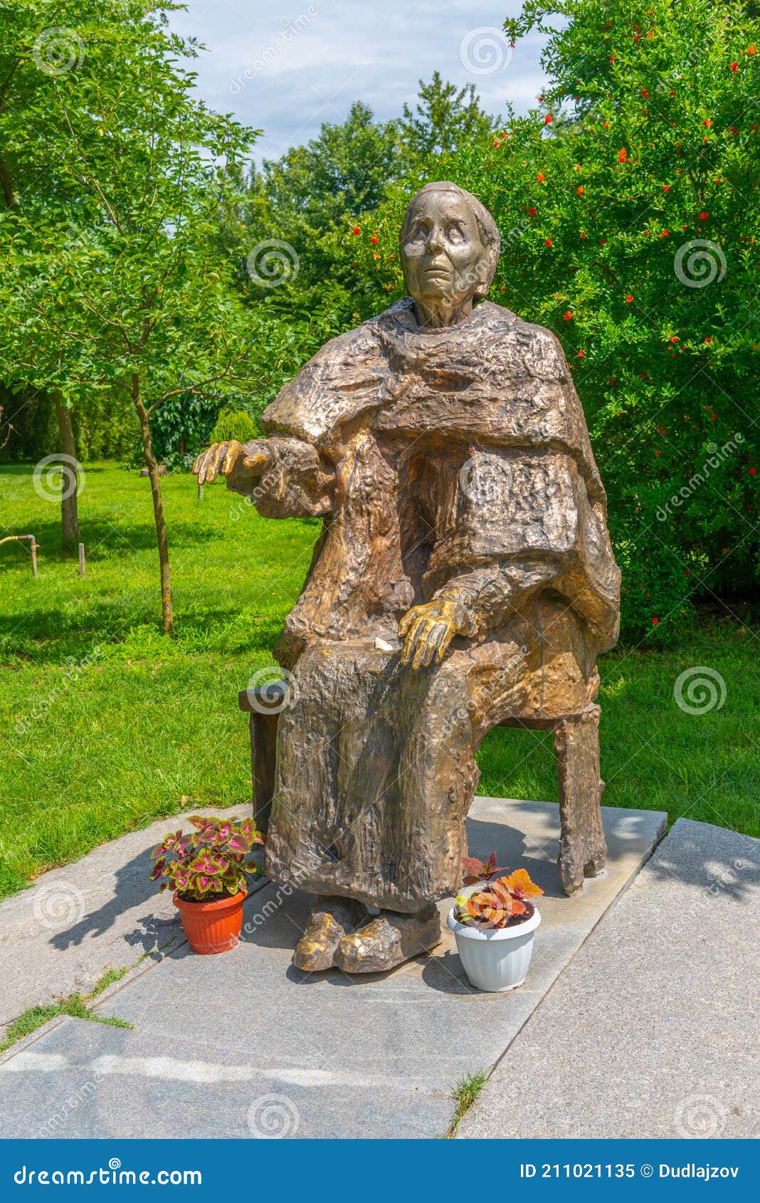 Baba Vanga Statue In Rupite, Bulgaria Editorial Photo | CartoonDealer ...