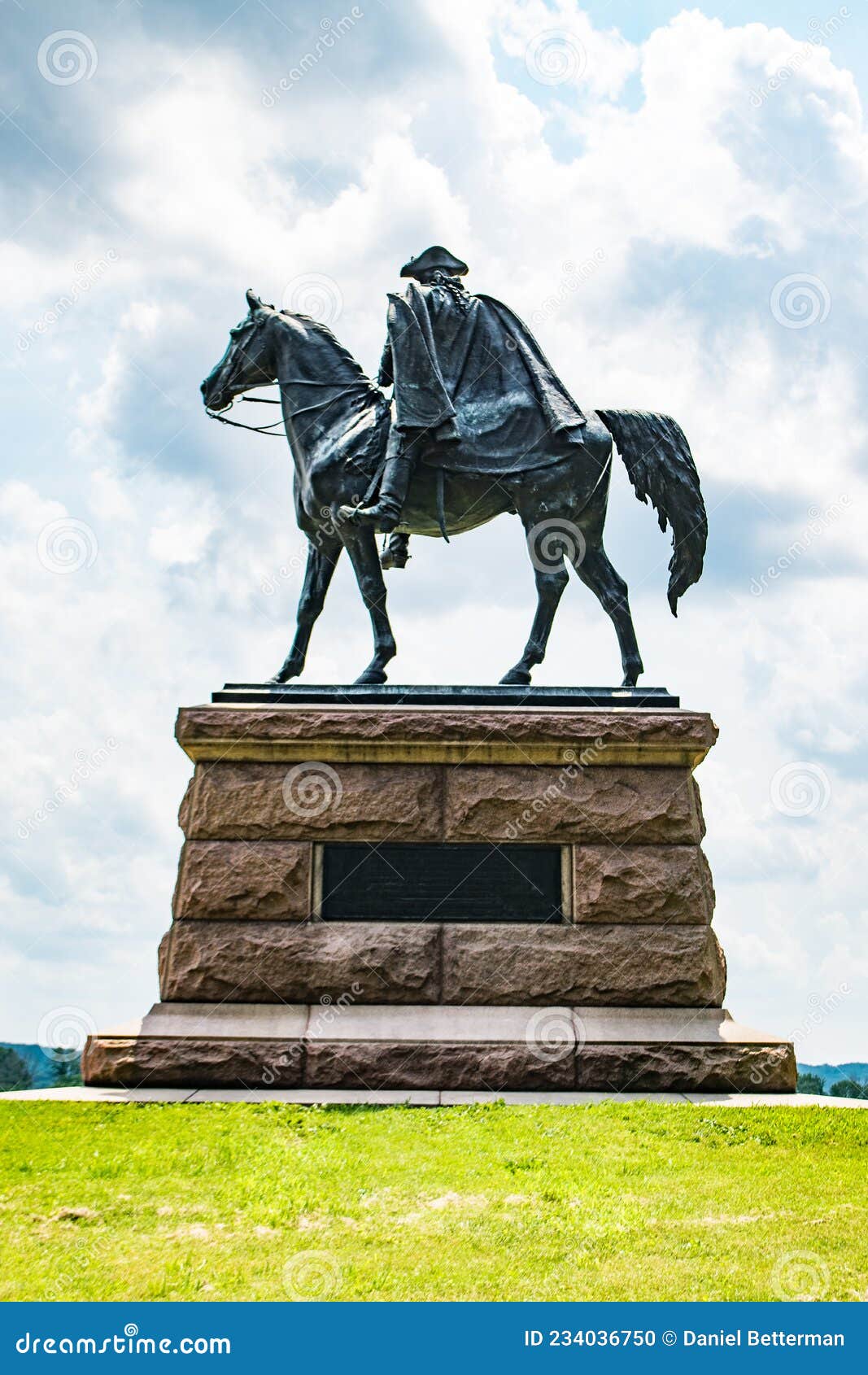 Wayne Statue at Valley Forge Editorial Image - Image of bronze ...