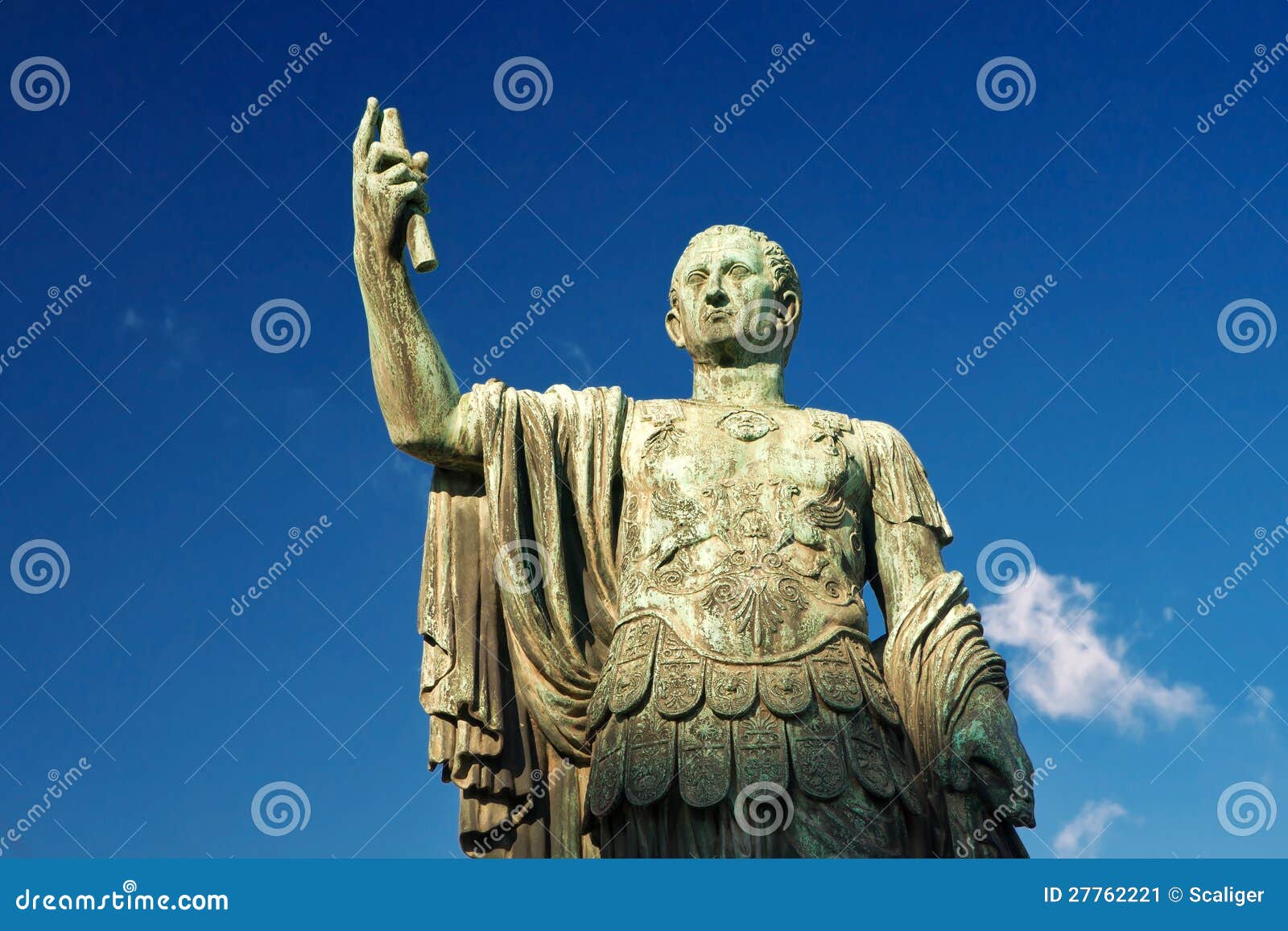 Bronze Statue of the Emperor Nerva in Rome Stock Image - Image of ...