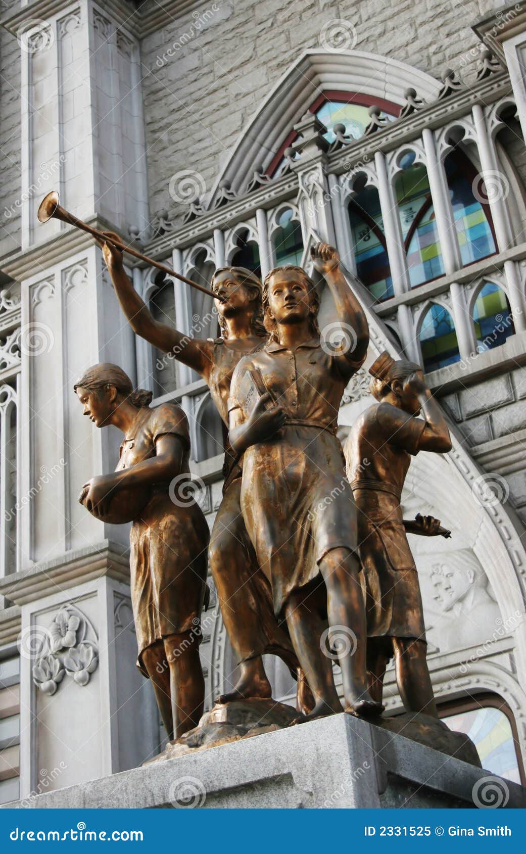 Bronze statues stock image. Image of cultural, metal, ancient - 2331525