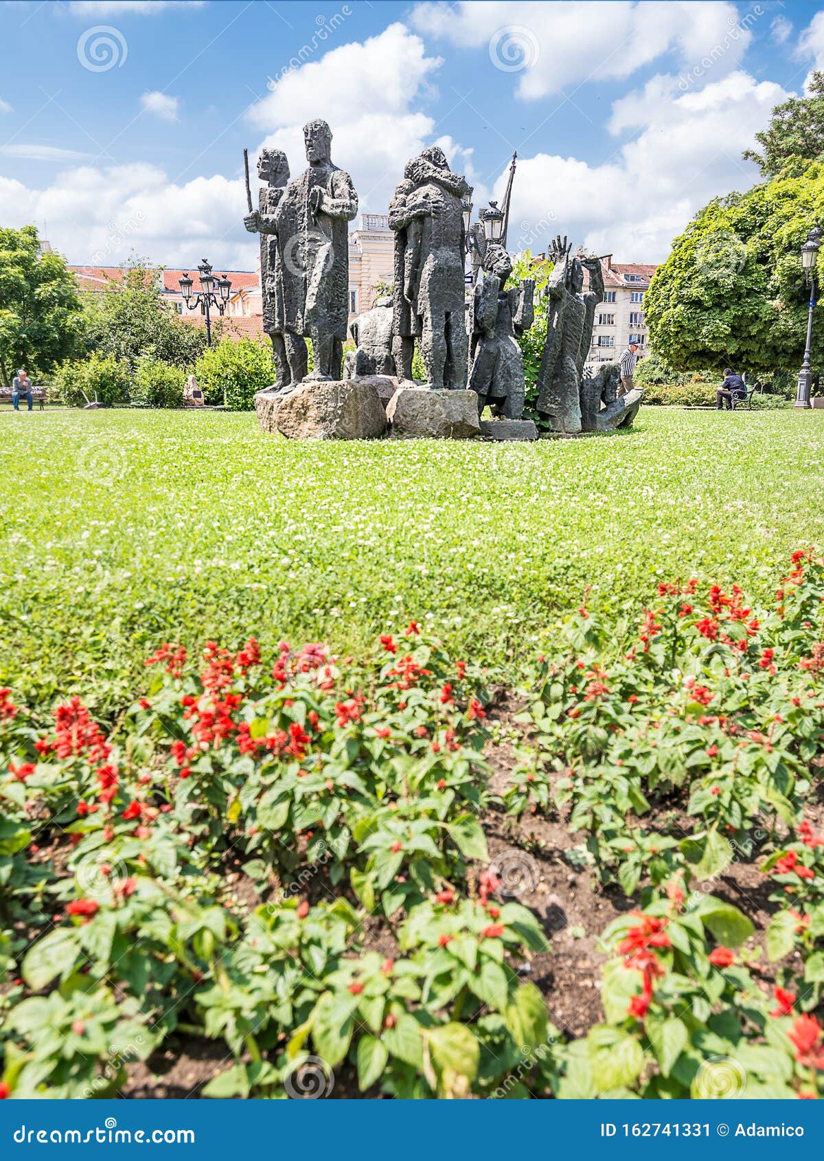 Bronze Statues in the Park in Sofia, Bulgaria Editorial Photo - Image ...