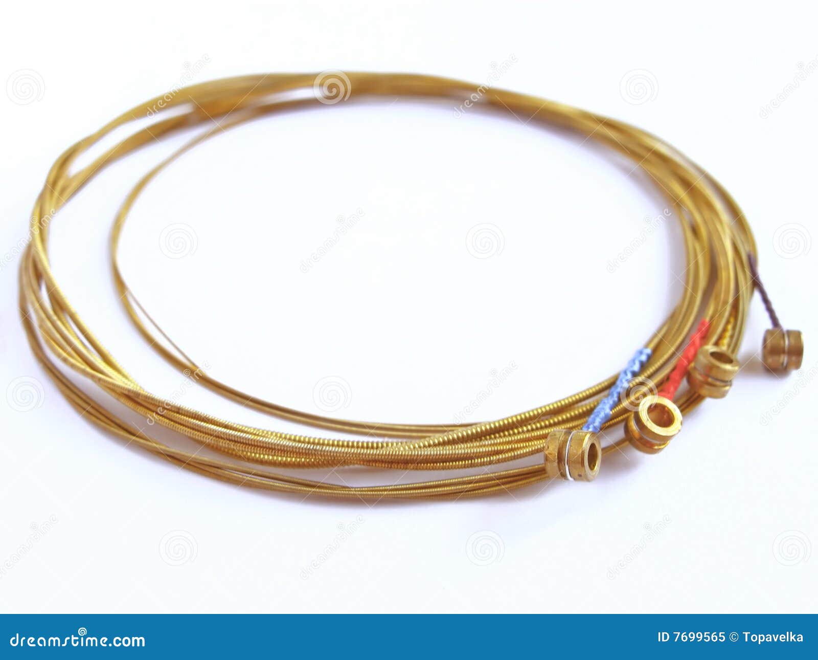 Bronze strings stock image. Image of detail, closeup, string - 7699565