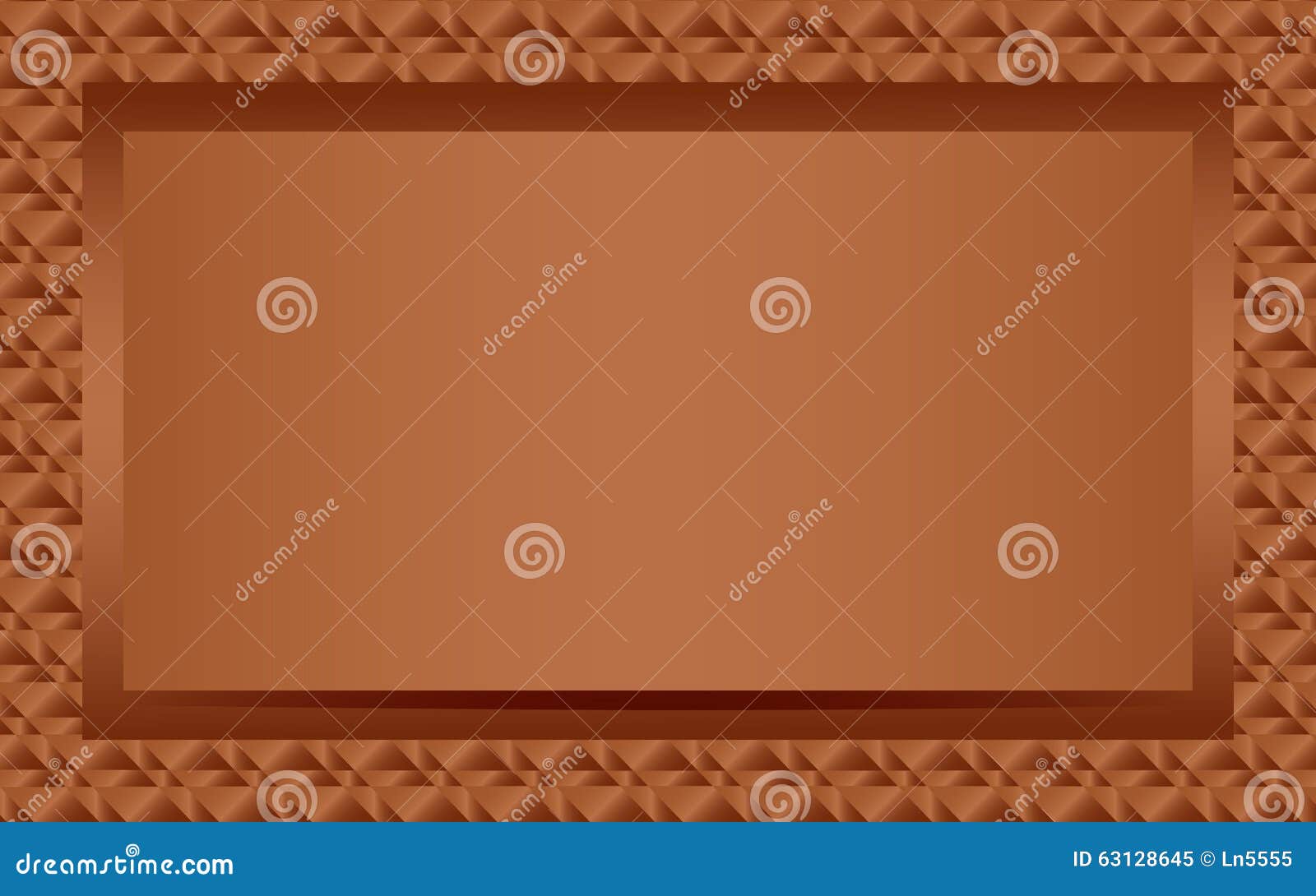 Bronze Text or Photo Frame Landscape Stock Vector - Illustration of ...