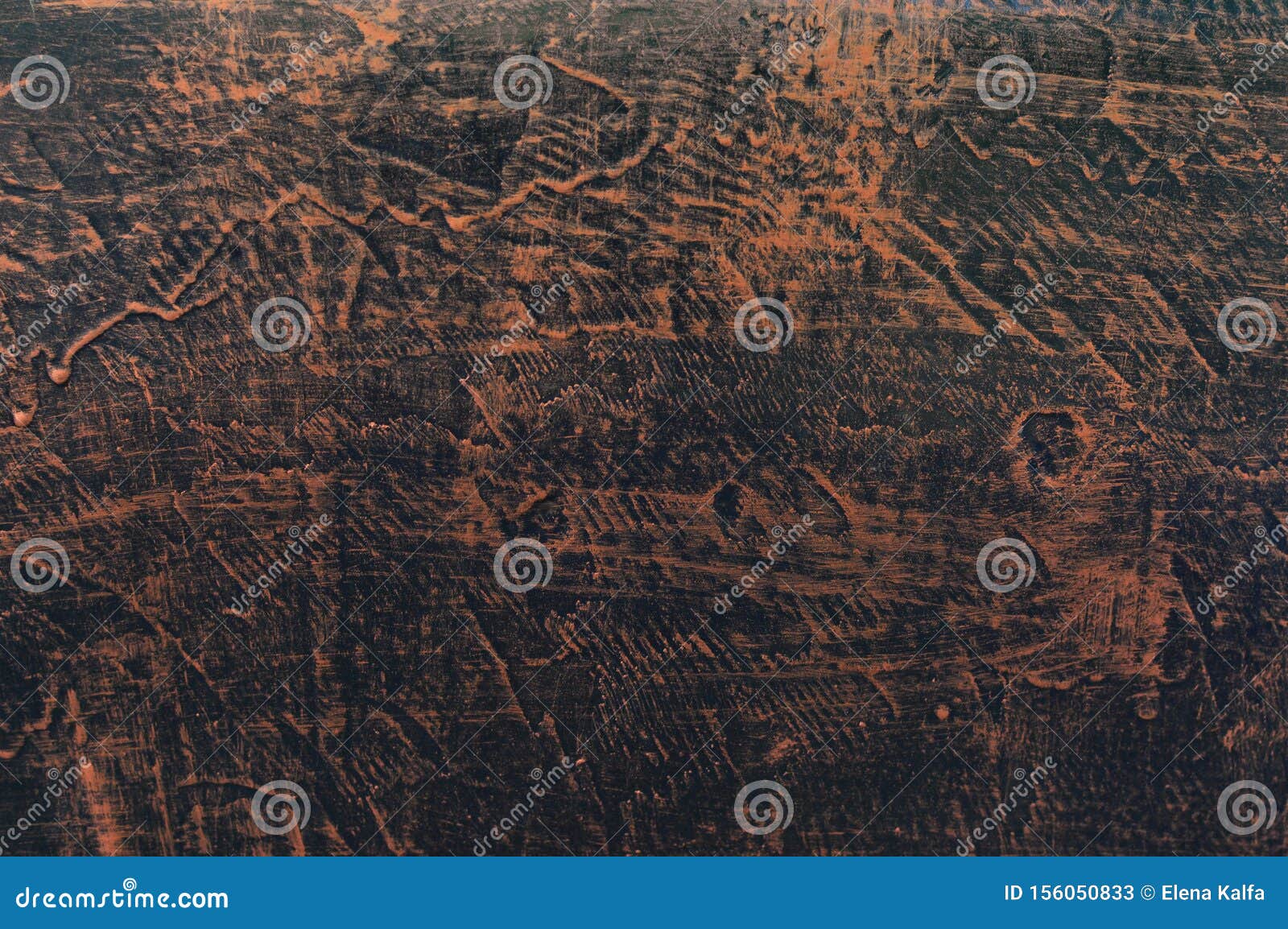 Bronze Texture of an Iron Wall Stock Image - Image of blank, copper ...