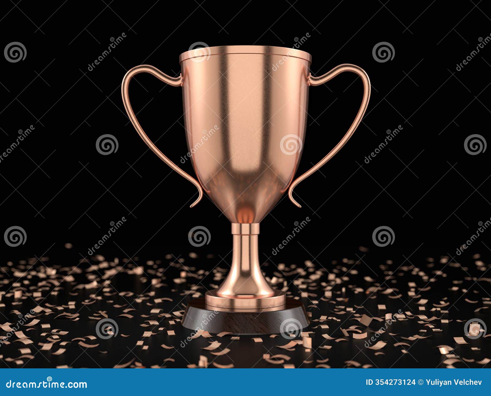 Bronze Trophy Cup Royalty-Free Cartoon | CartoonDealer.com #324120398