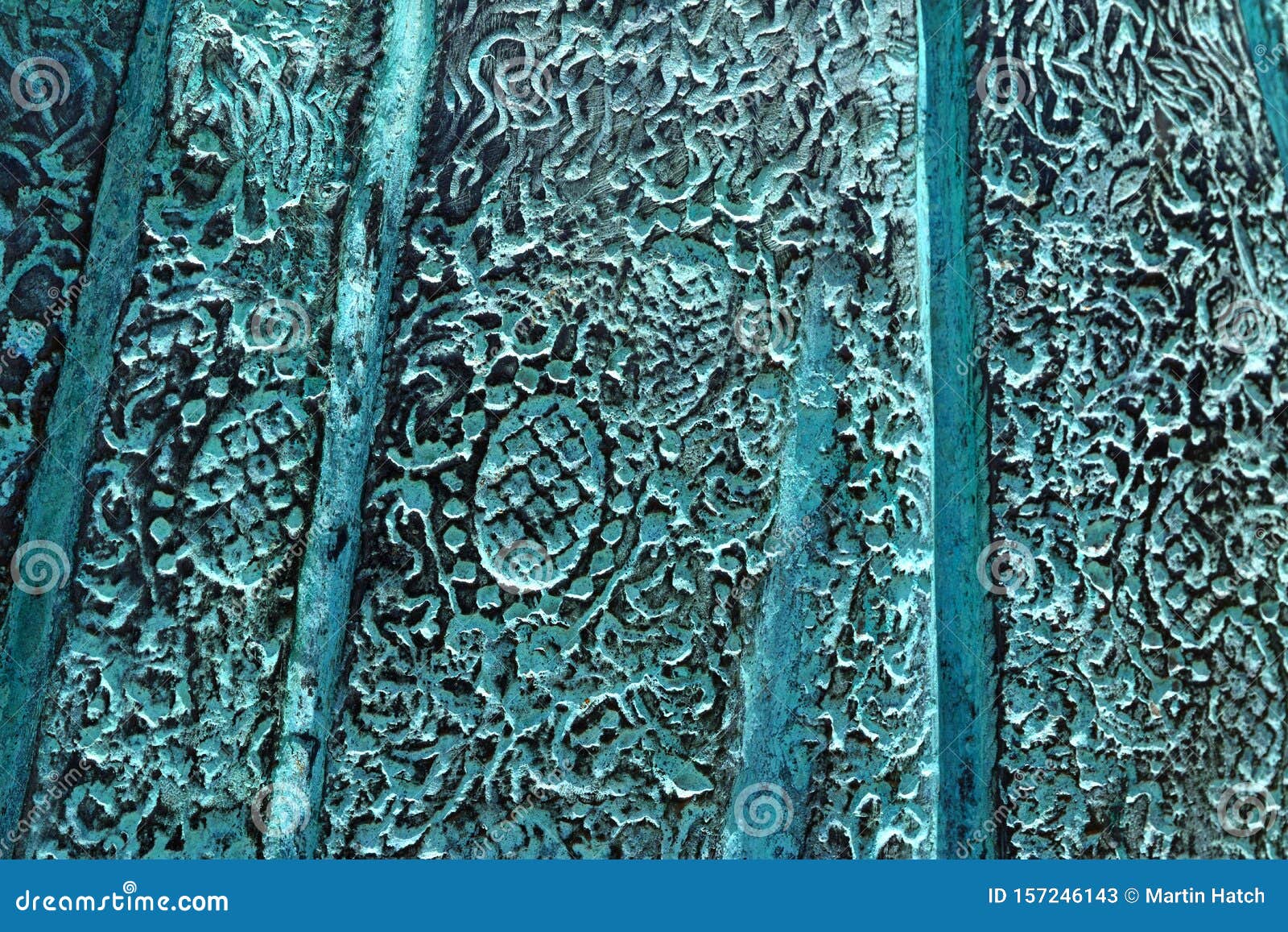 Bronze Verdigris Pattern - Texture Background. Stock Image - Image of ...