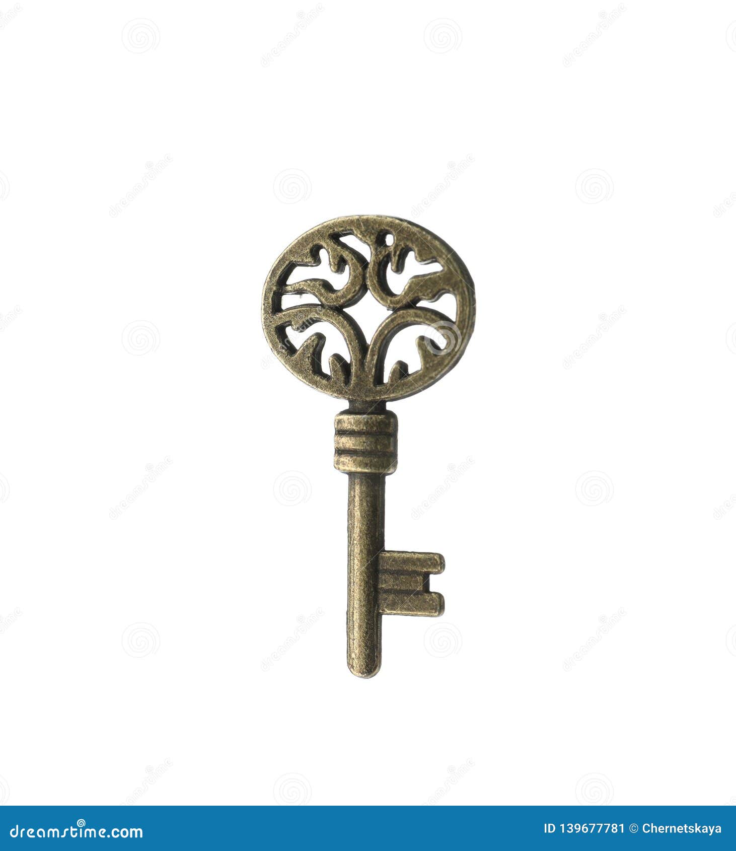 Bronze vintage ornate key stock image. Image of ancient - 139677781
