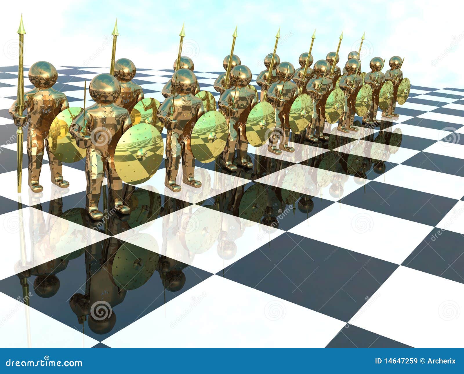 Chess Warriors Royalty-Free Stock Photo | CartoonDealer.com #14372001