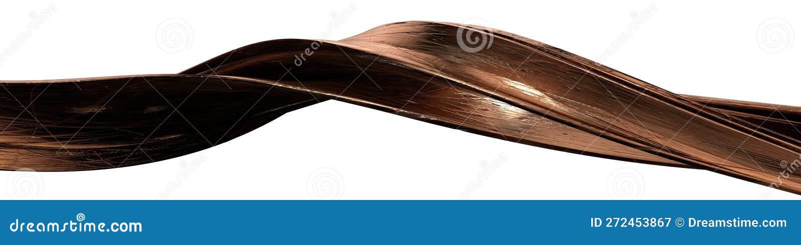 Bronze Water Stream-like Thin Metal Stream Abstract Dramatic Modern ...