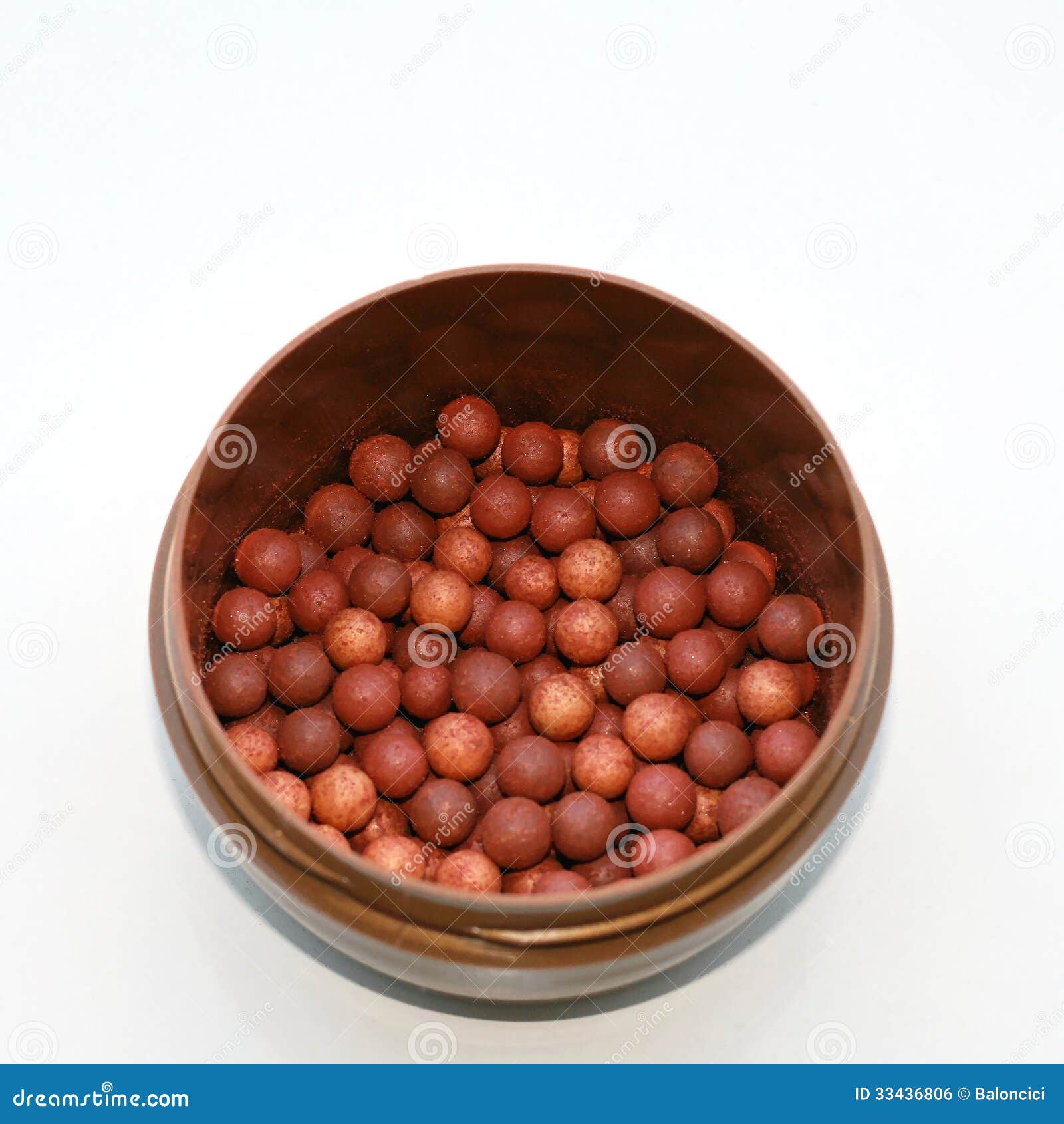 Bronzer balls stock photo. Image of brown, bronze, beauty - 33436806