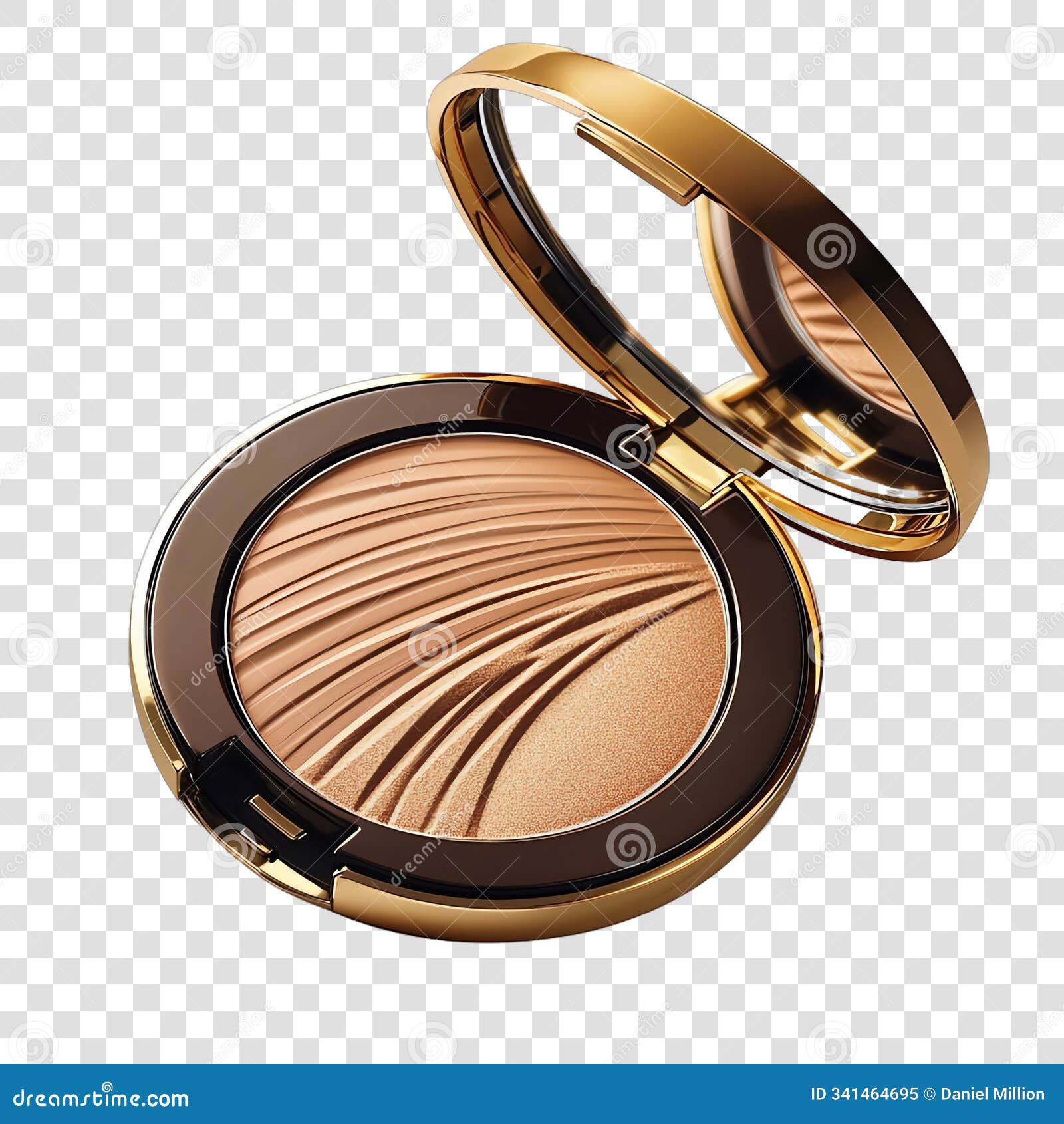 Bronzer compact set stock illustration. Illustration of background ...