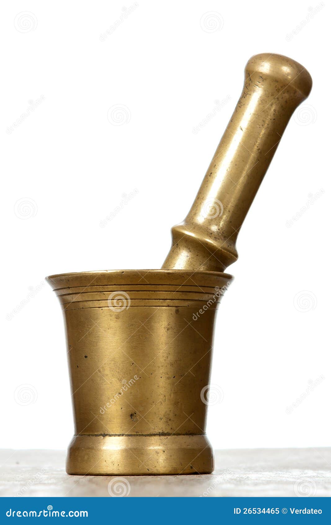 Bronzi Il Mortaio Ed Il Pestello Immagine Stock - Immagine di alchemia ...