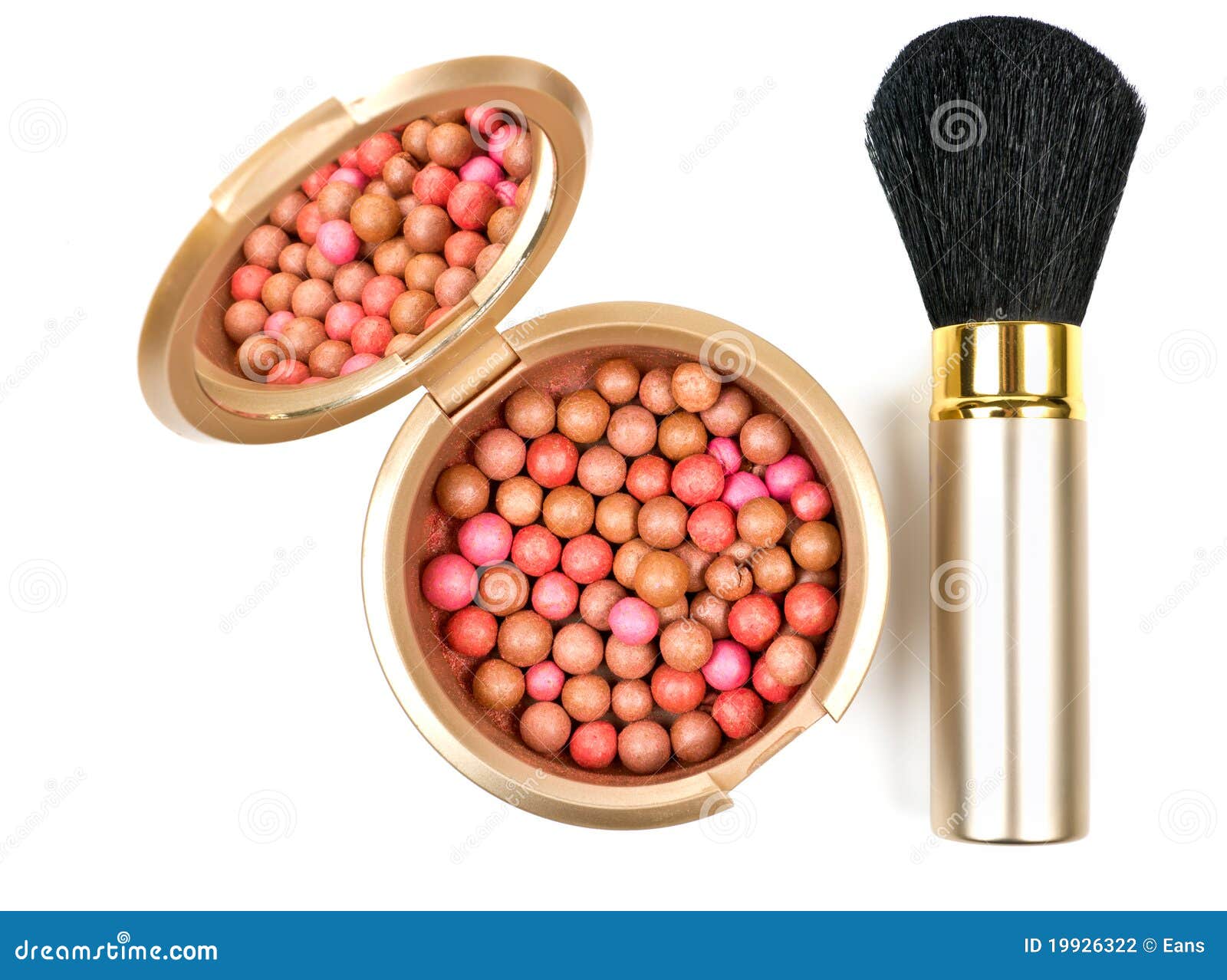 Bronzing pearls stock photo. Image of mirror, cosmetics - 19926322