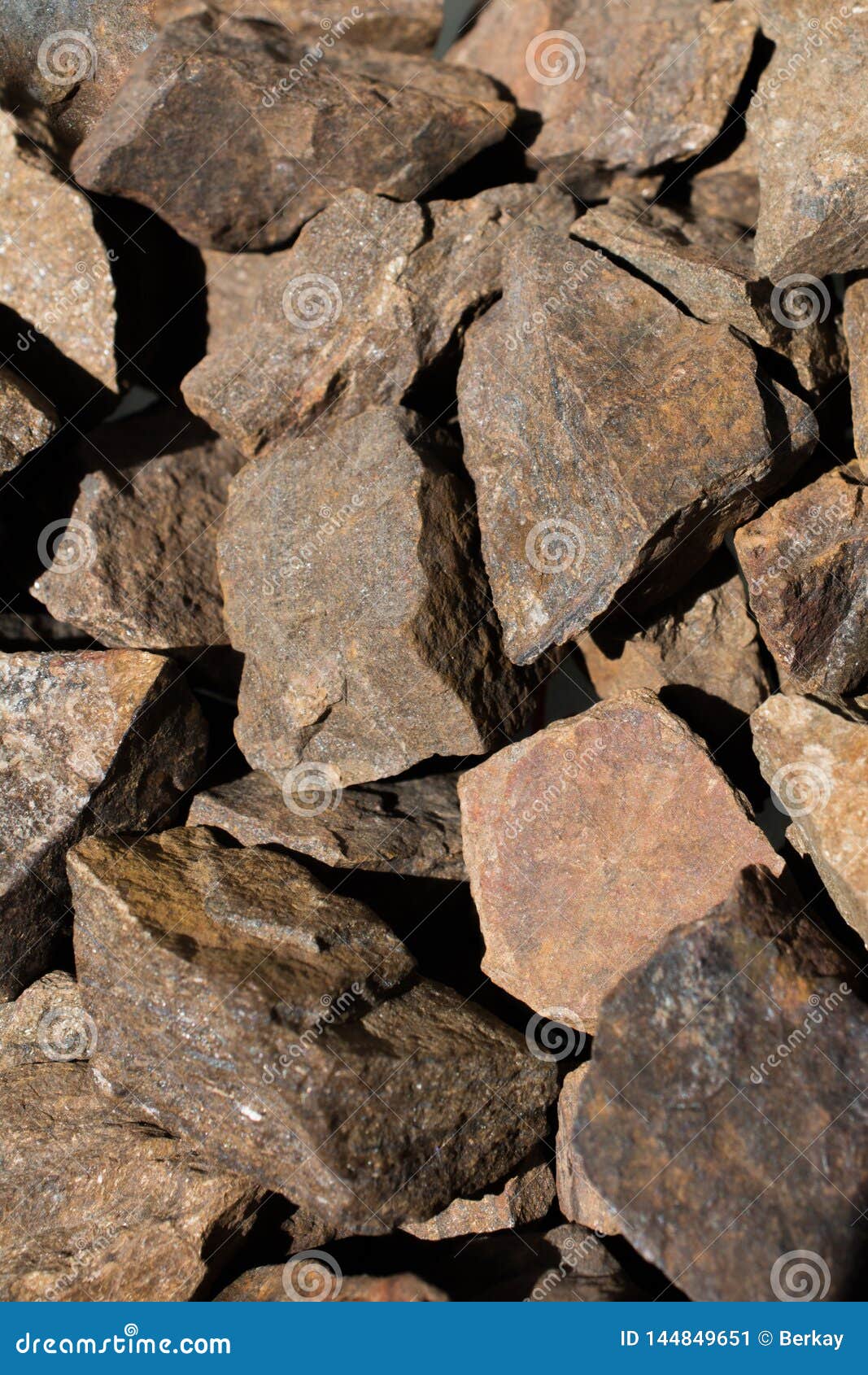 Bronzite Gemstone As Natural Mineral Rock Stock Image - Image of ...