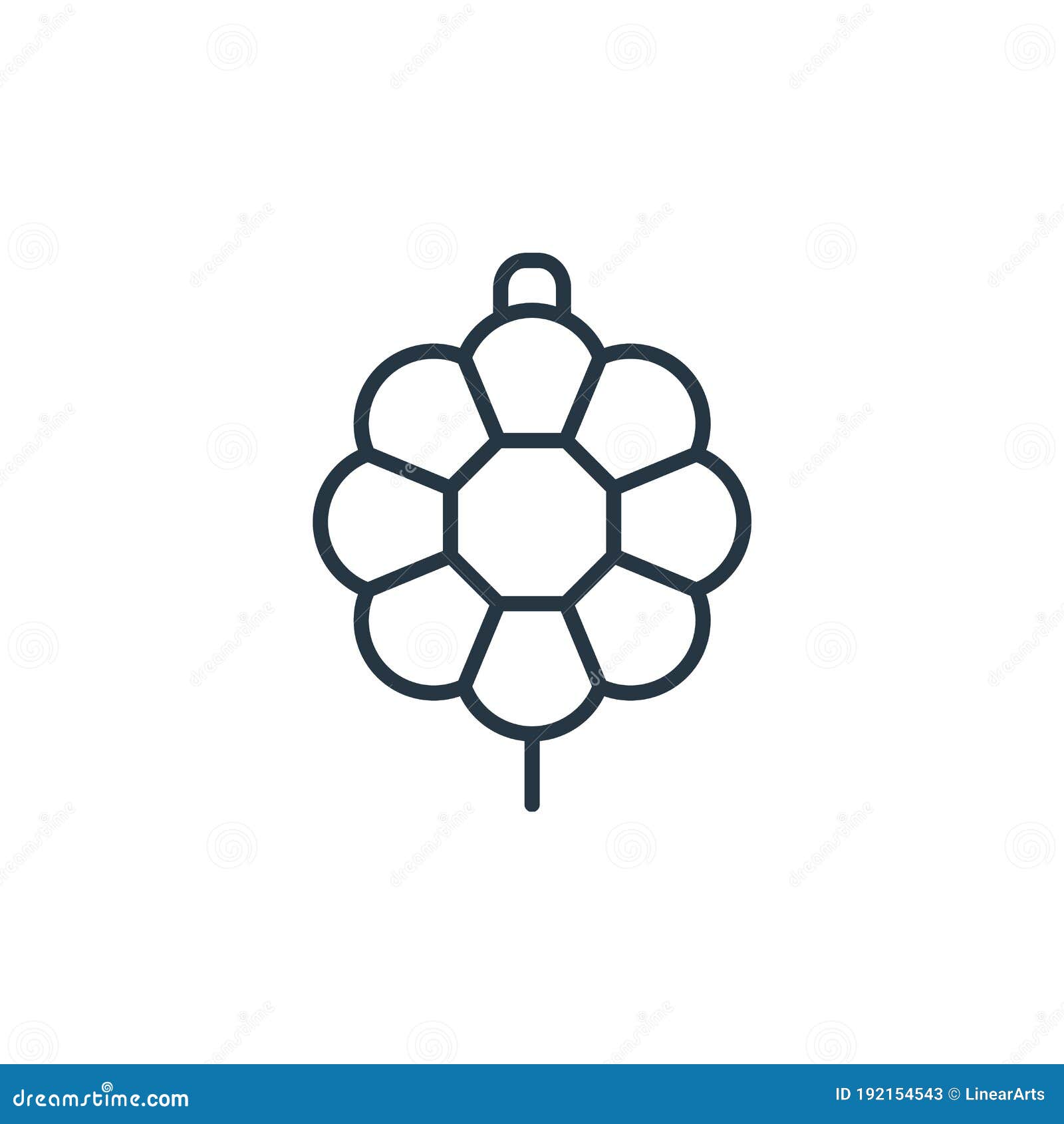 Brooch Icon Vector from Jewelry Concept. Thin Line Illustration of ...