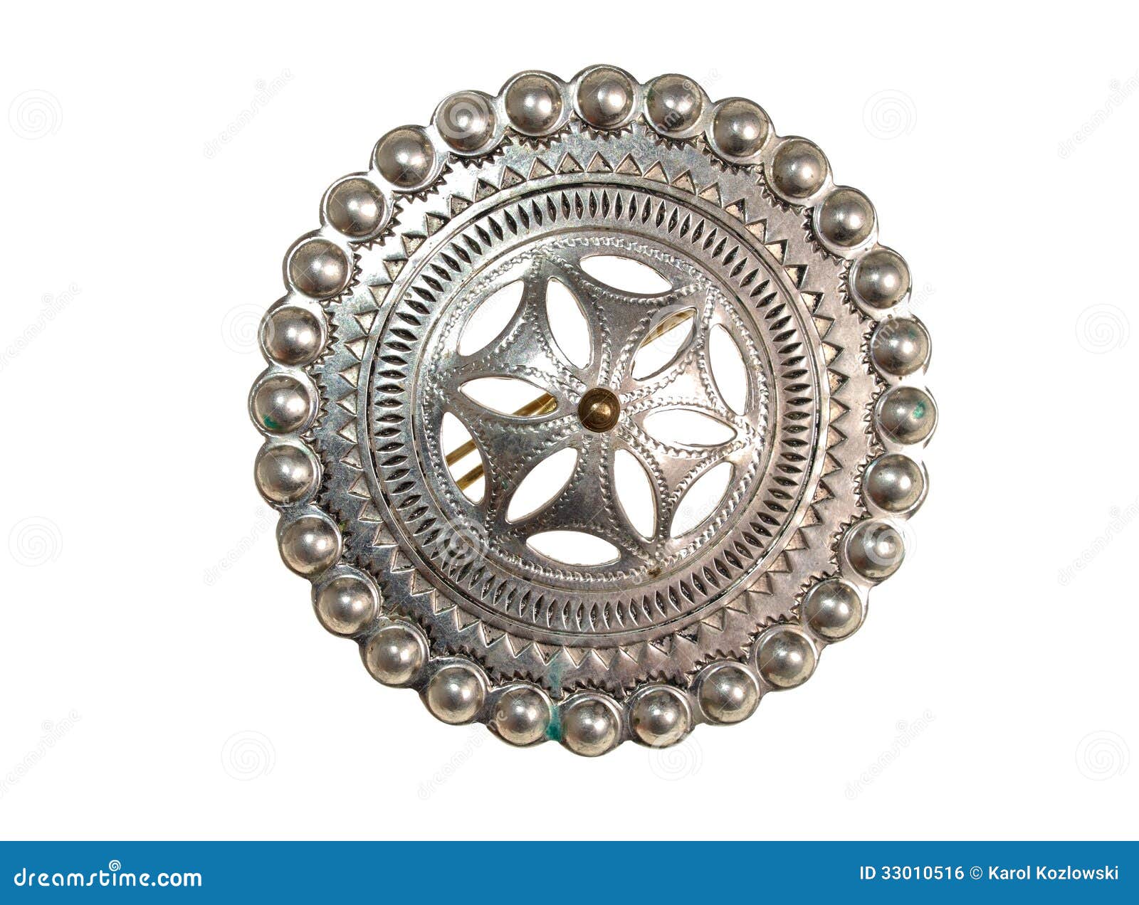 Brooch stock photo. Image of fashion, isolated, brown - 33010516
