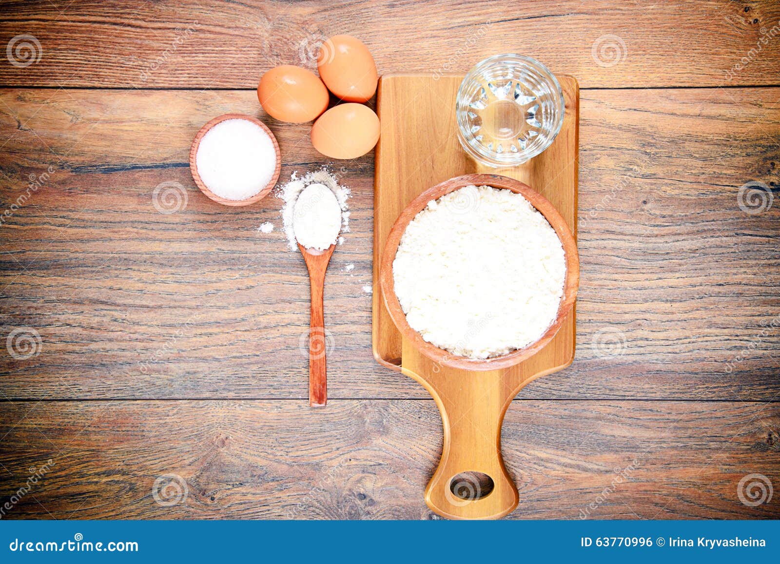 Brood, Bloem, Ei, Water Baksel Stock Foto - Image of leven ...