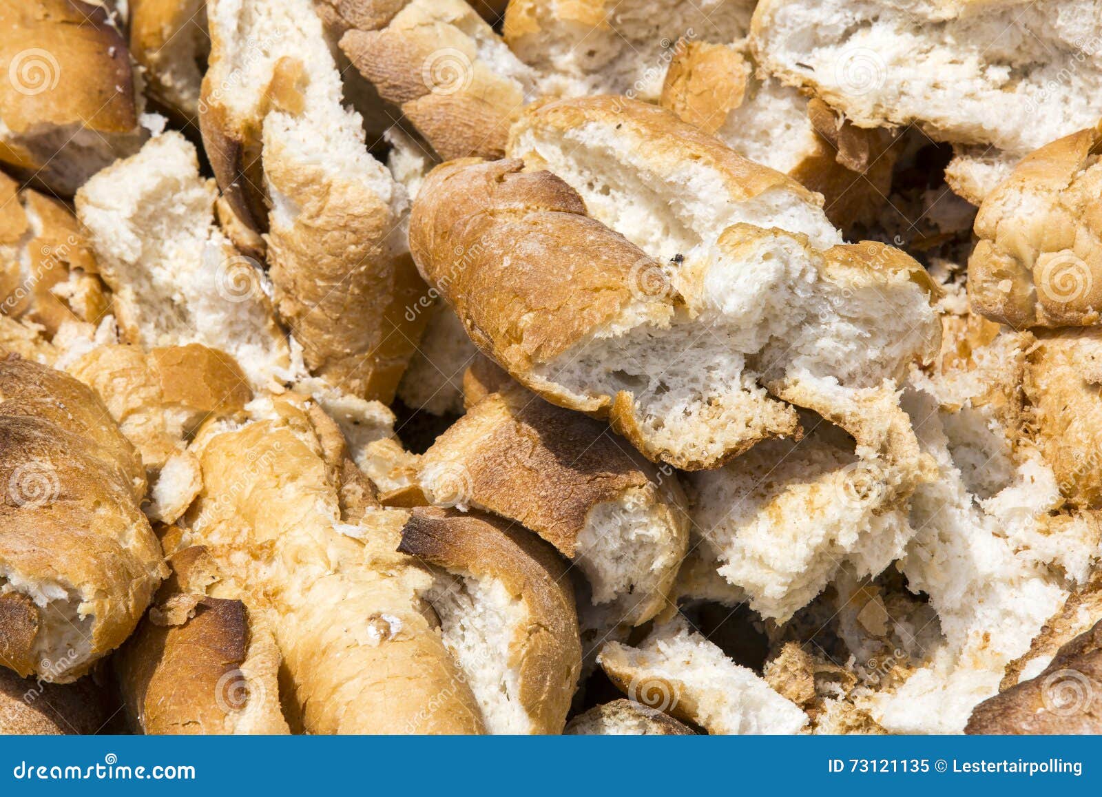 Brood Dat in Het Afval Wordt Geworpen Stock Afbeelding - Image of ...