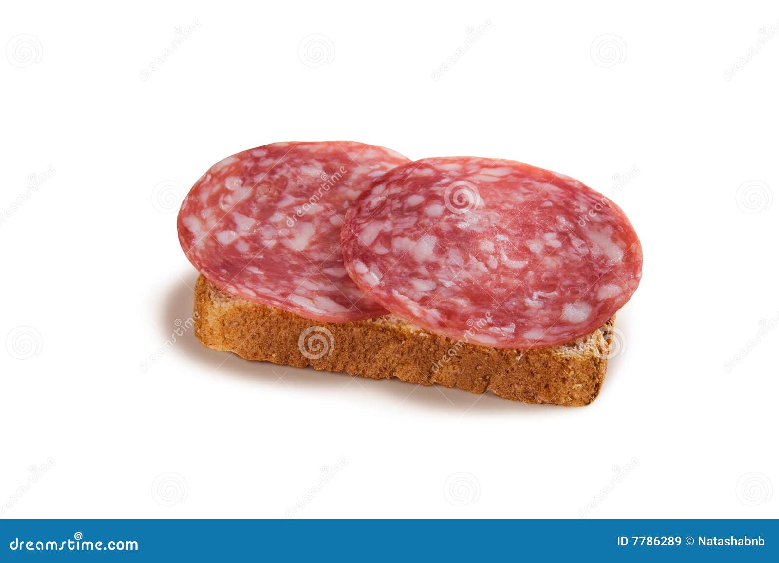 Brood en worst stock afbeelding. Image of bakkerij, brood - 7786289