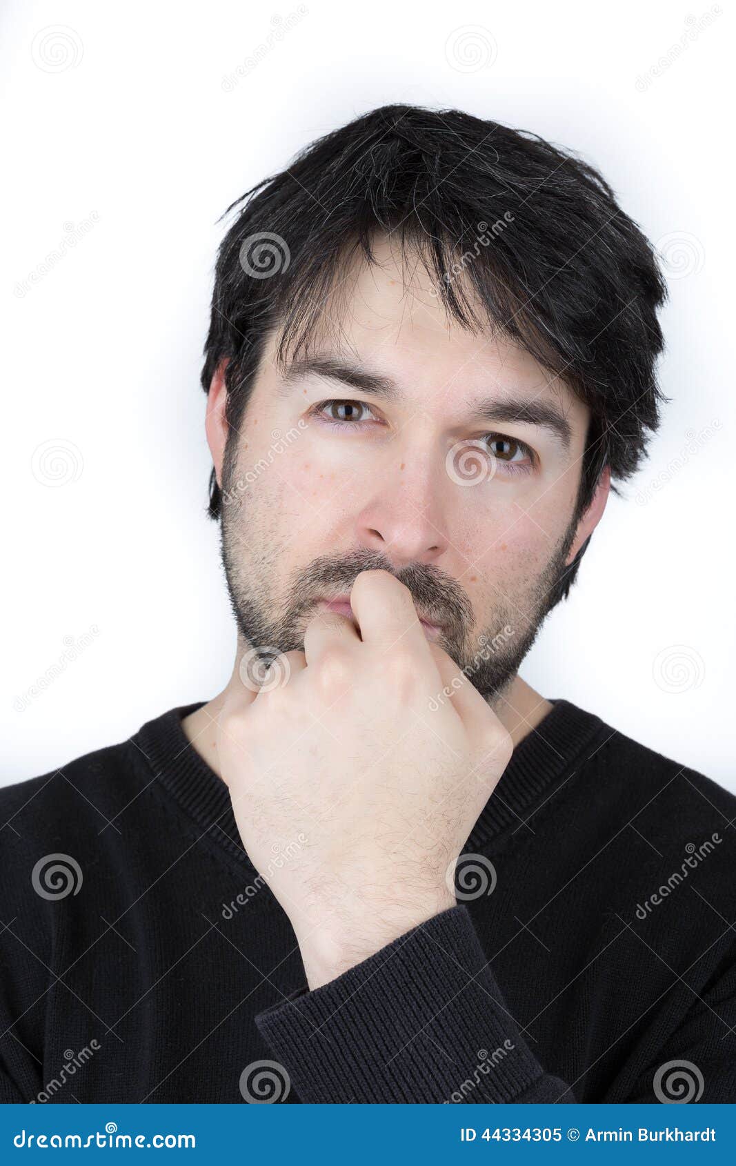 Brood stock image. Image of anger, brooding, empathy - 44334305