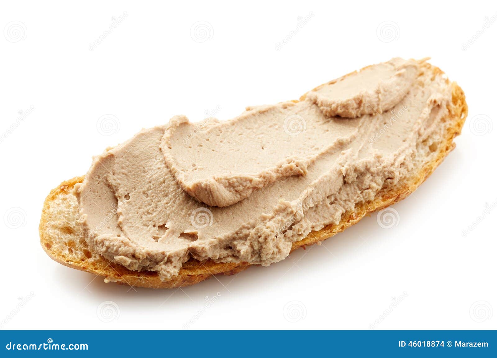 Brood Van Brood Met Leverpastei Stock Foto - Image of koken ...