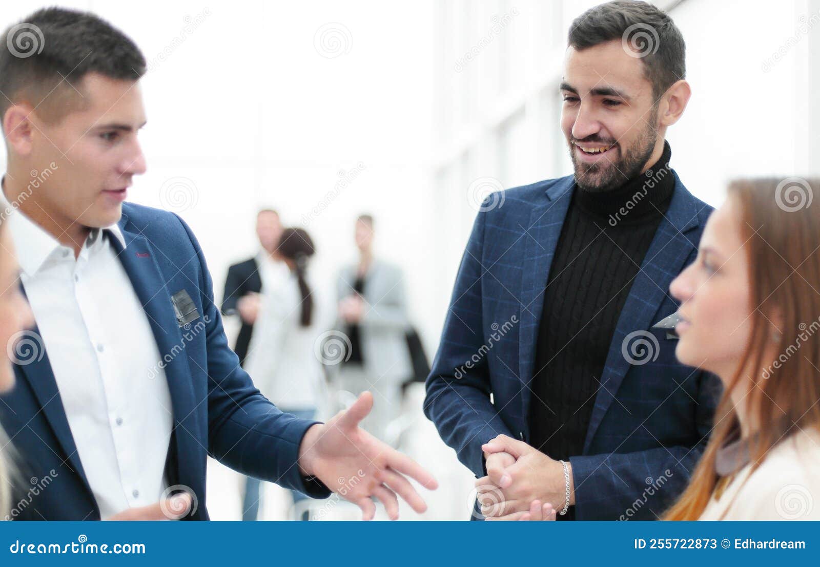 Brooding Business Man Standing in His Office Stock Image - Image of ...