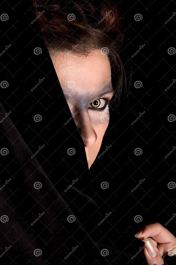 Brooding eyes stock photo. Image of mysterious, pretty - 2966418