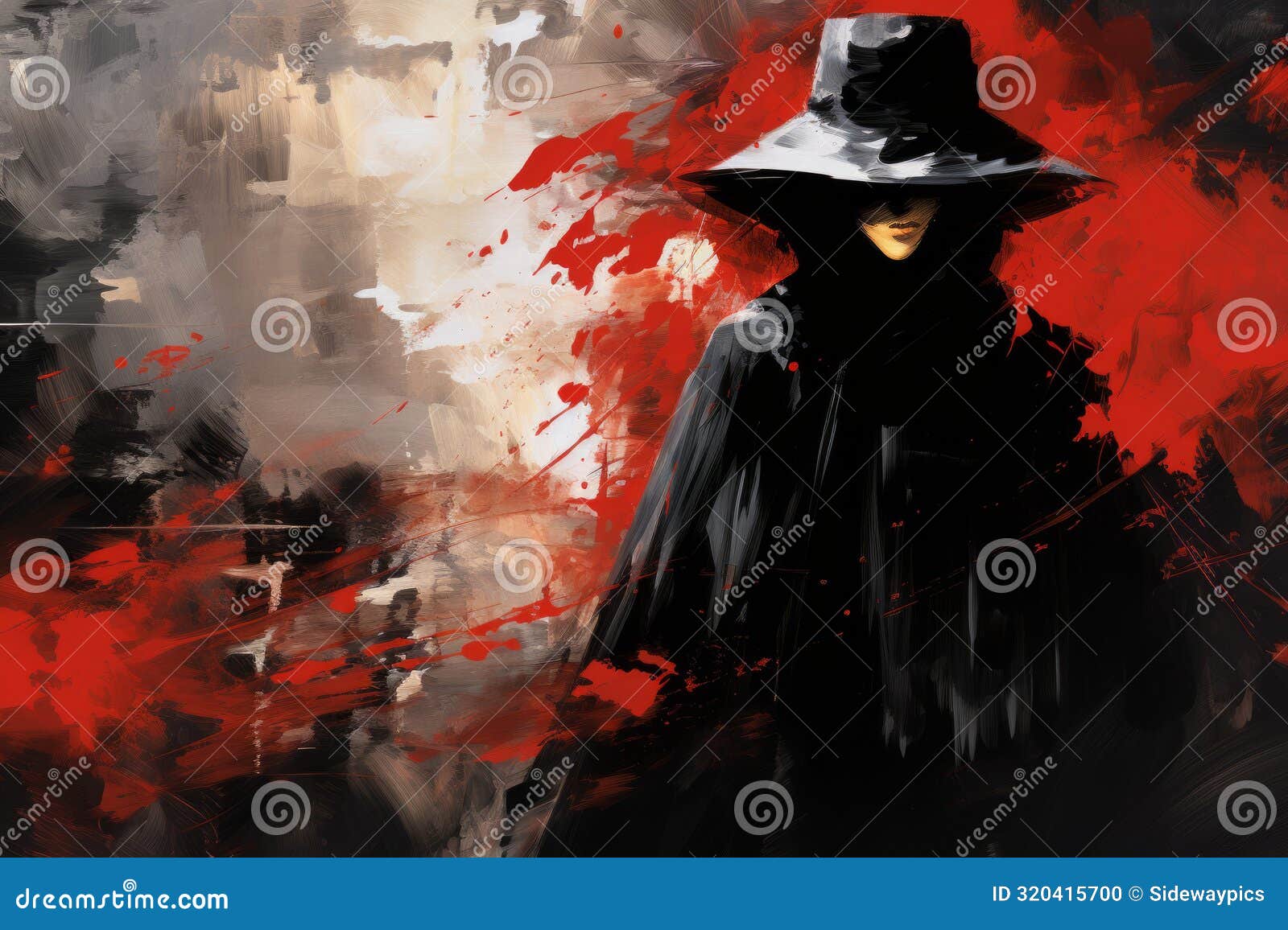 A Brooding and Mysterious Assassin, Lurking in the Shadows and ...