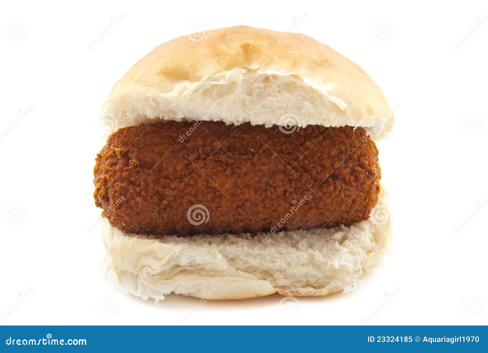 Broodje kroket stock image. Image of holland, fried, deep - 23324185