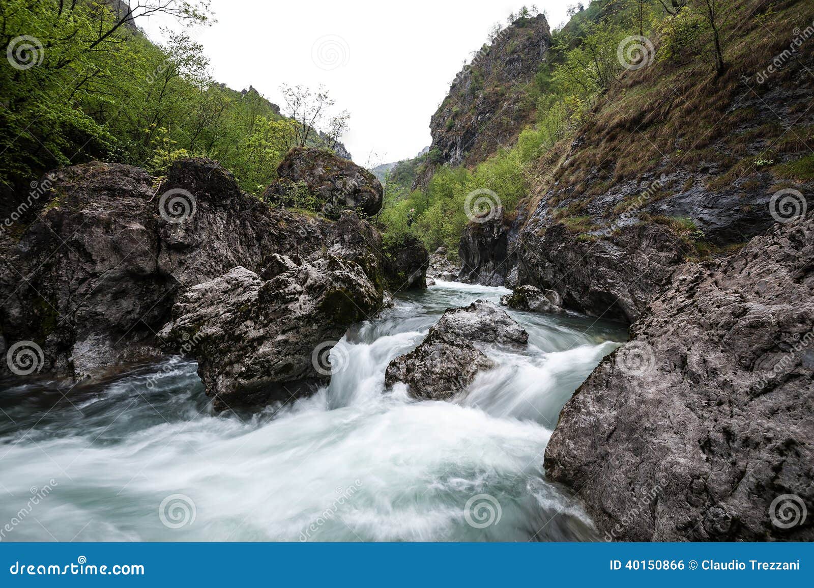 Brook stock photo. Image of rocks, green, nature, vegetation - 40150866