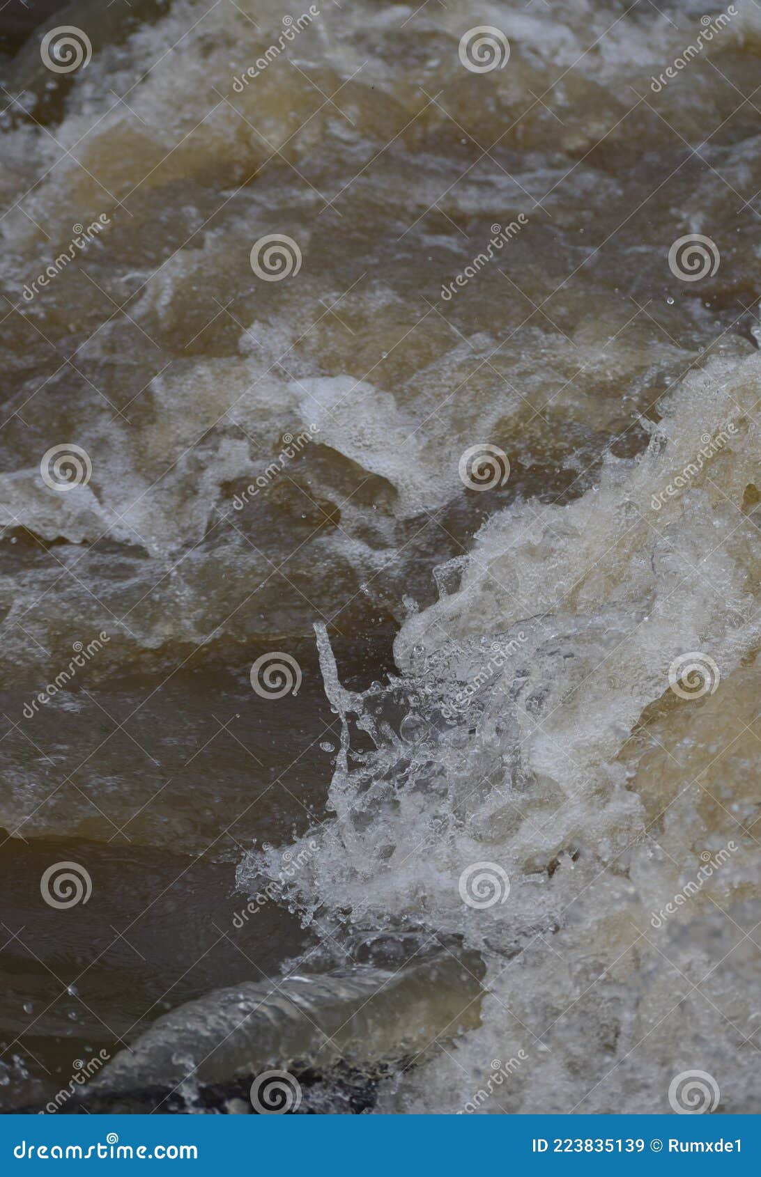 Swollen Brook stock image. Image of rainfall, bubbles - 223835139