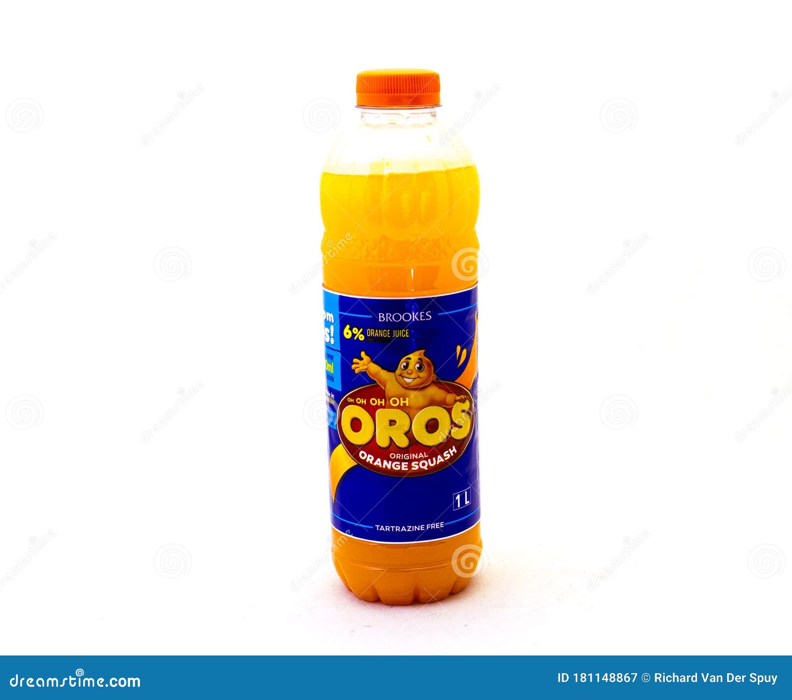 Brookes Orange Squash Cordial Isolated Editorial Photography - Image of ...