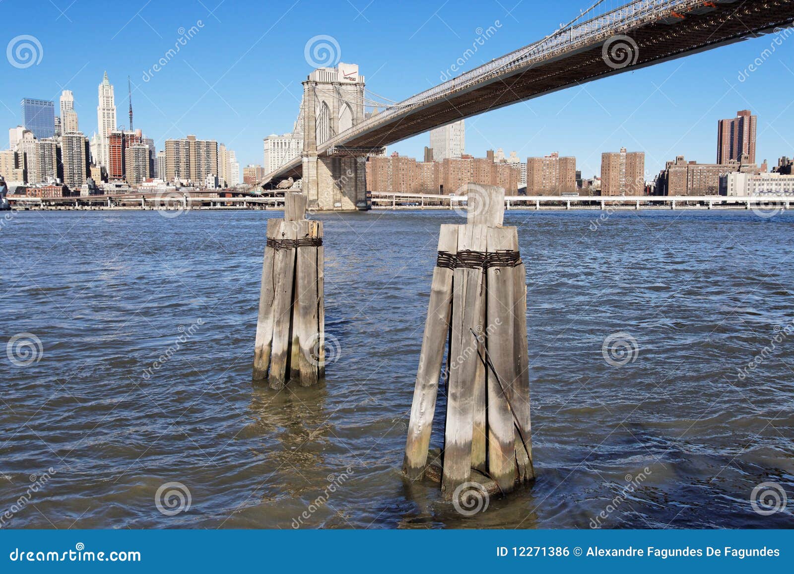 Brooklin Bridge stock photo. Image of island, historical - 12271386