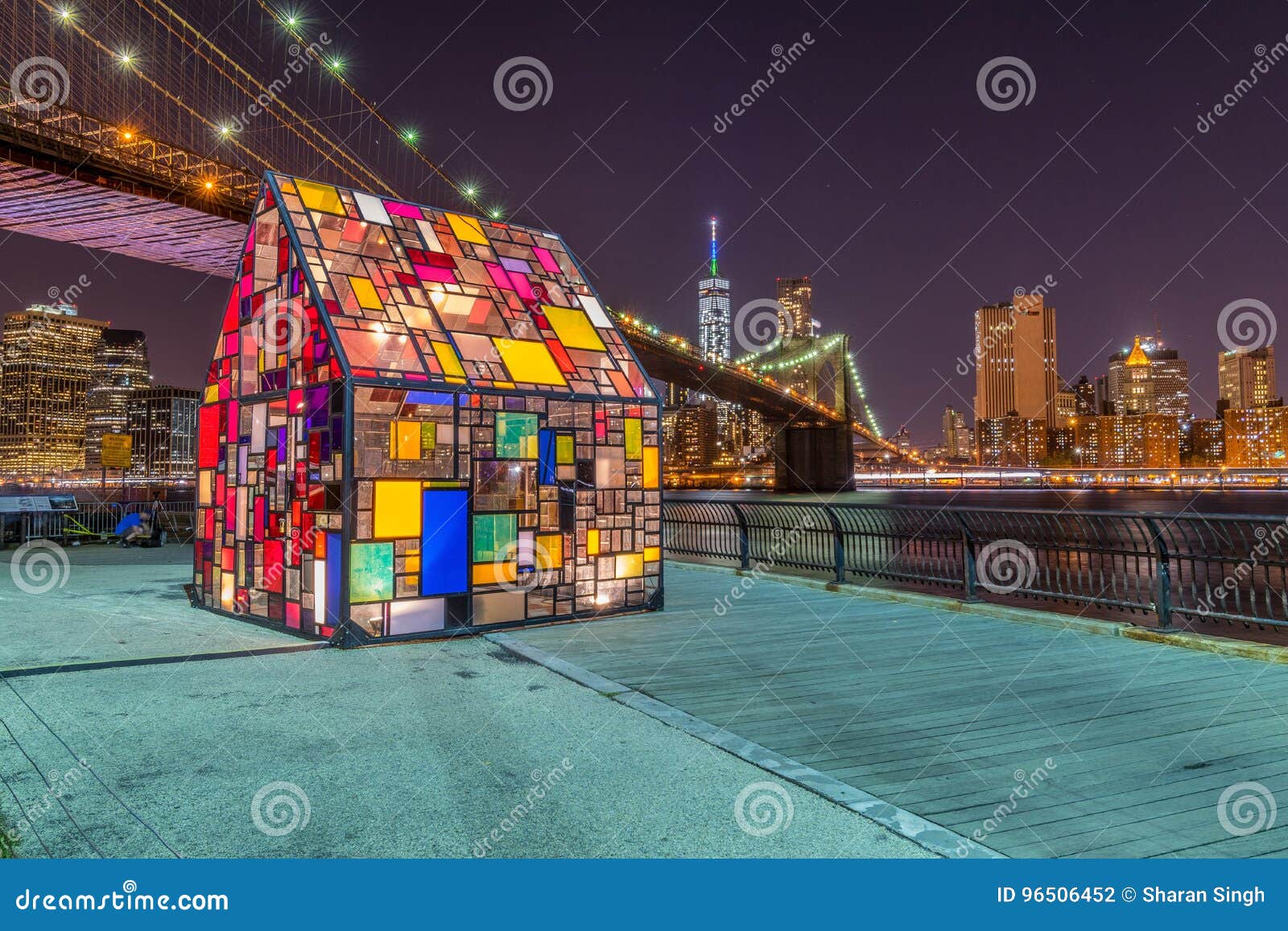 Brooklyn bridge stock photo. Image of dumbo, york, brooklyn - 96506452