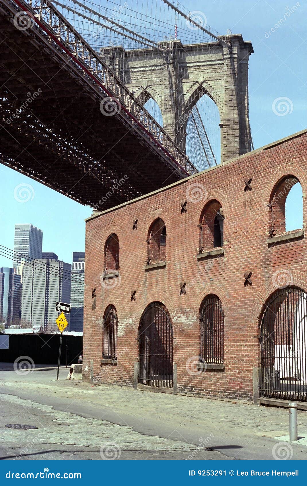 Brooklyn Bridge Dumbo New York USA Stock Image - Image of york ...