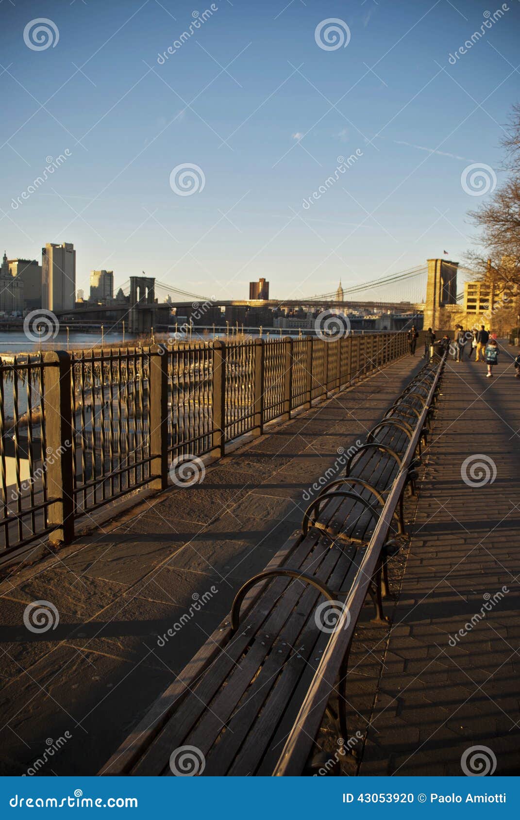 Brooklyn heights promenade stock photo. Image of america - 43053920