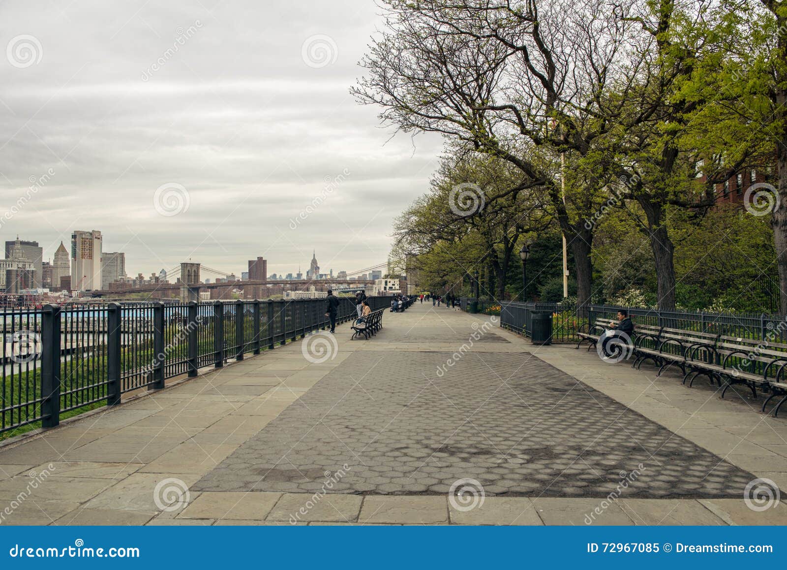 Brooklyn Heights Promenade editorial image. Image of brooklyn - 72967085