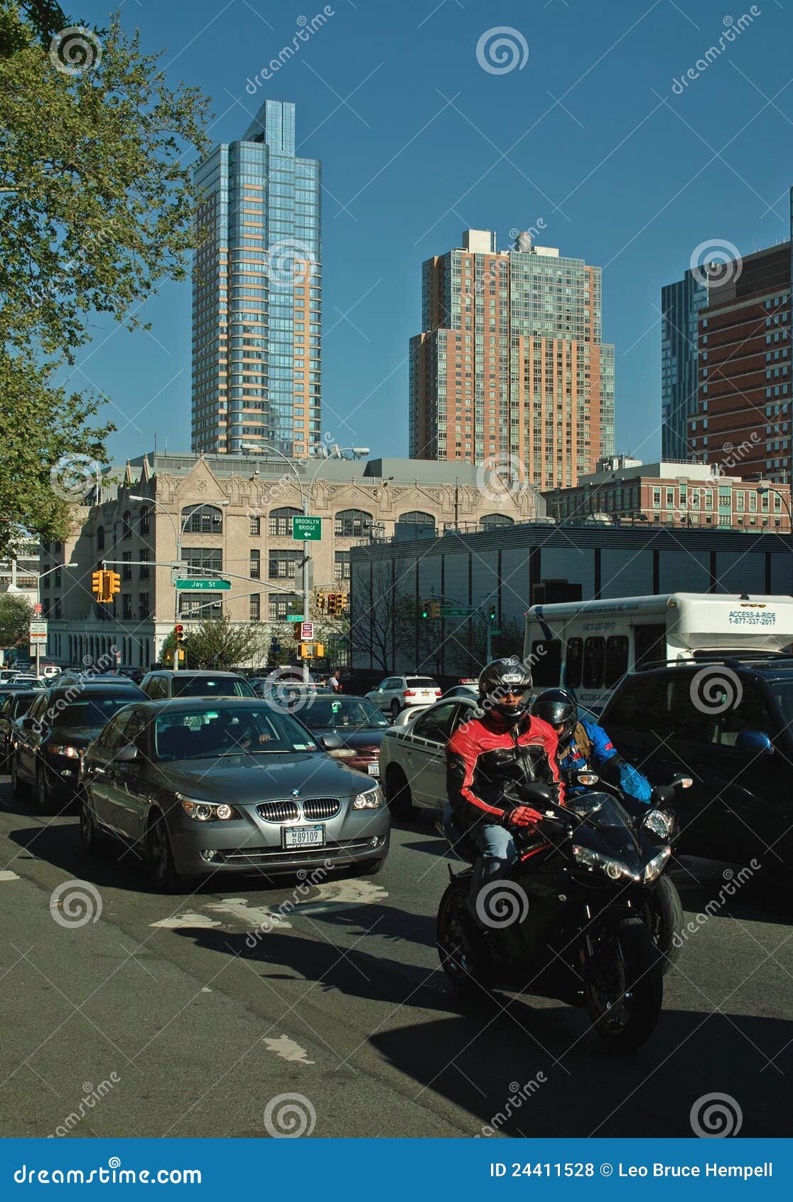 Brooklyn Jay and Tillary Streets New York USA Editorial Stock Photo ...