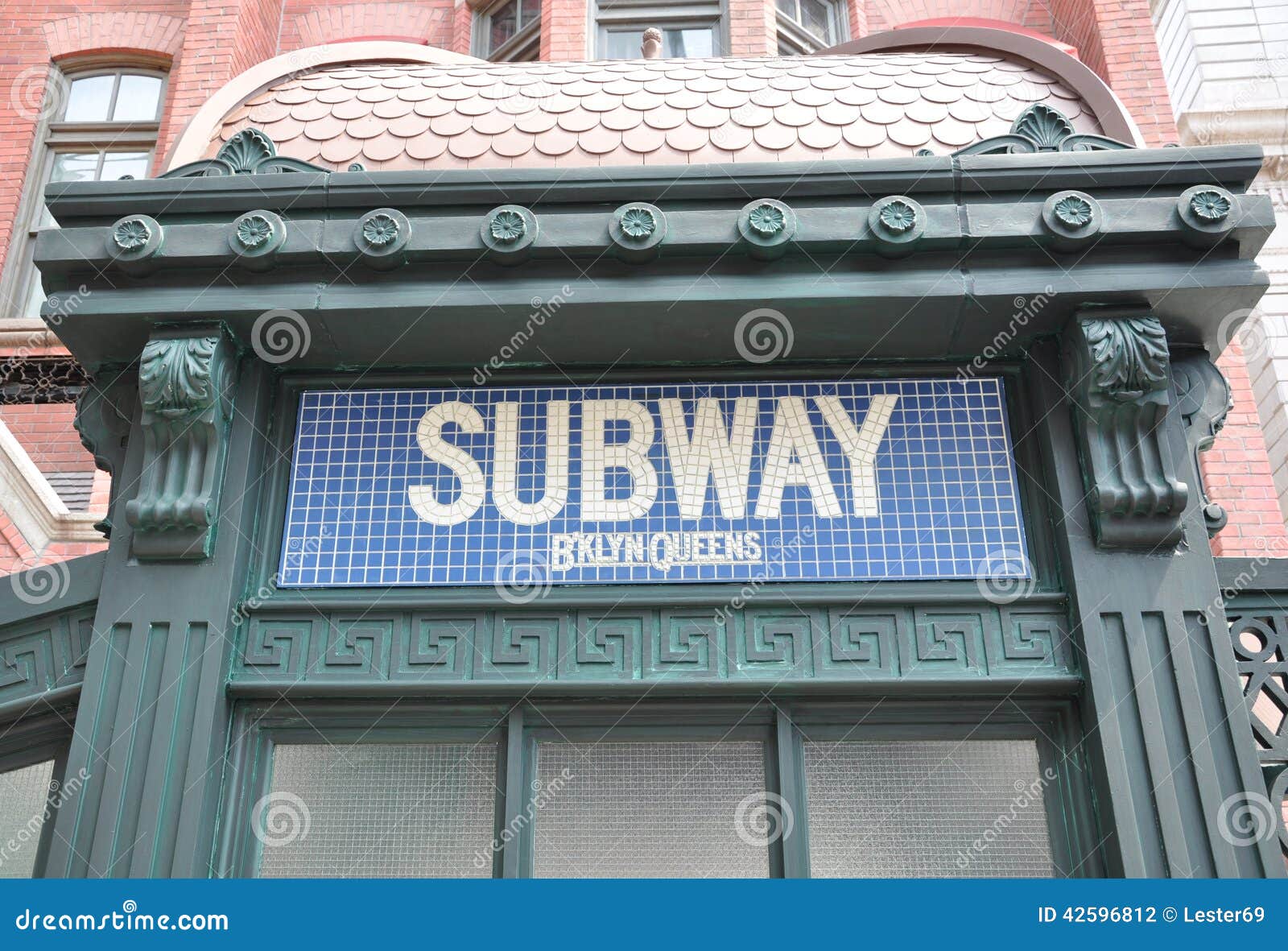 Brooklyn Queens subway stock photo. Image of passenger - 42596812