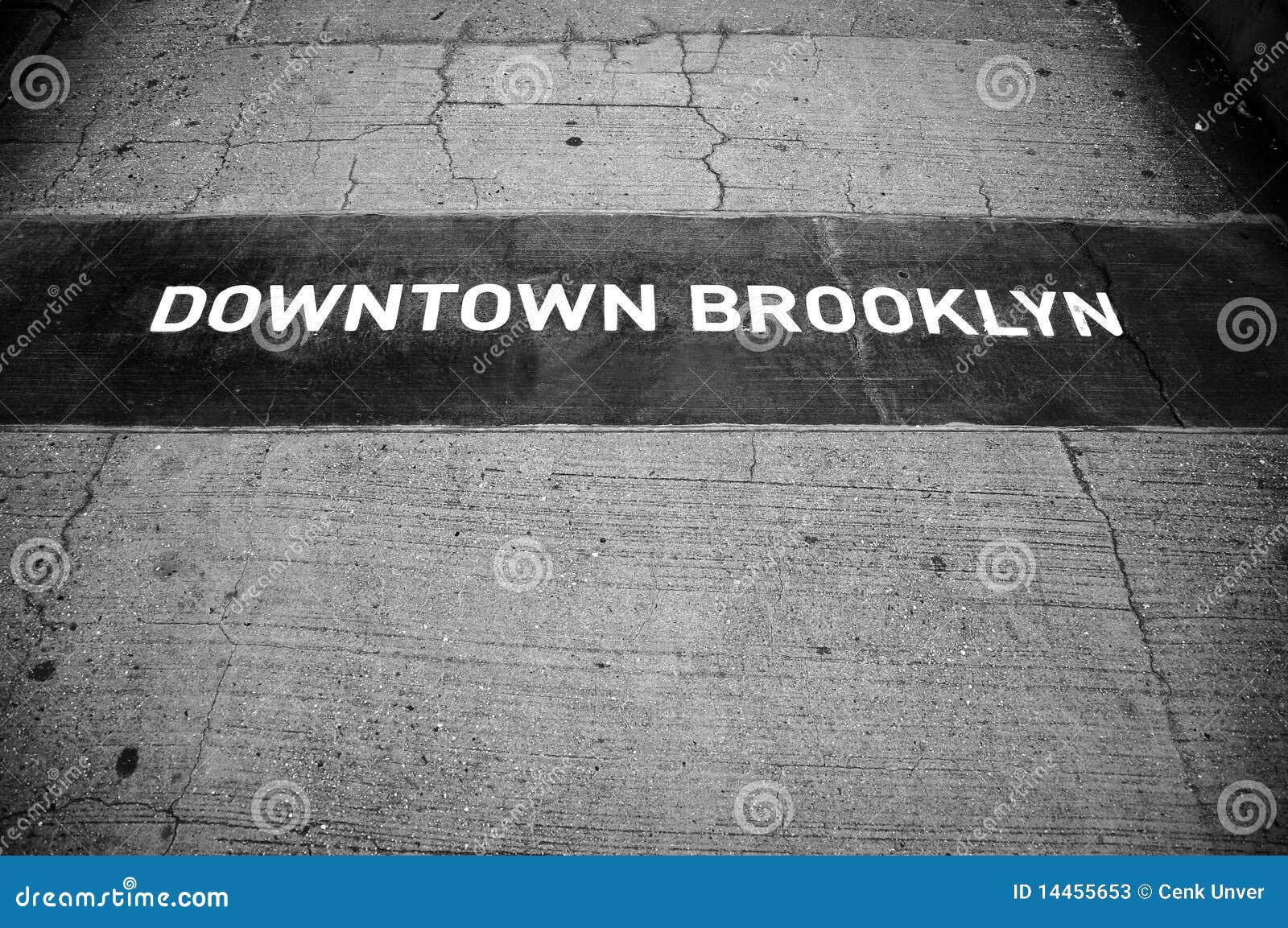 Brooklyn Sign stock image. Image of white, horizontal - 14455653