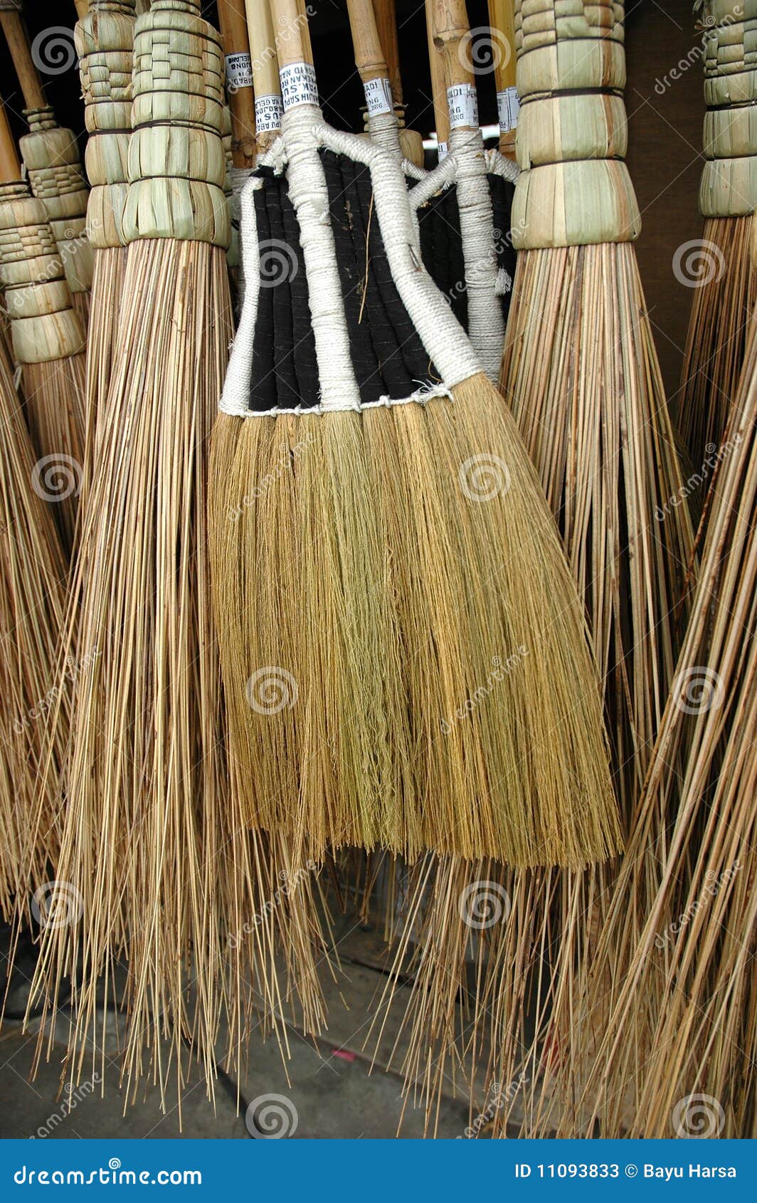 Broom stock image. Image of texture, sweeper, wooden - 11093833
