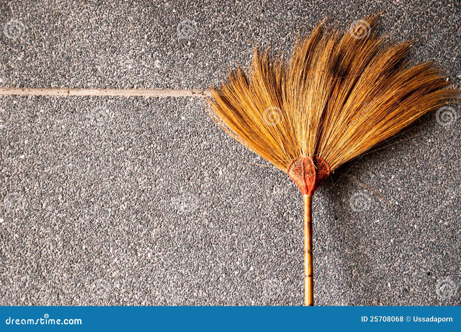 Broom stock photo. Image of broom, grass, orange, bamboo - 25708068
