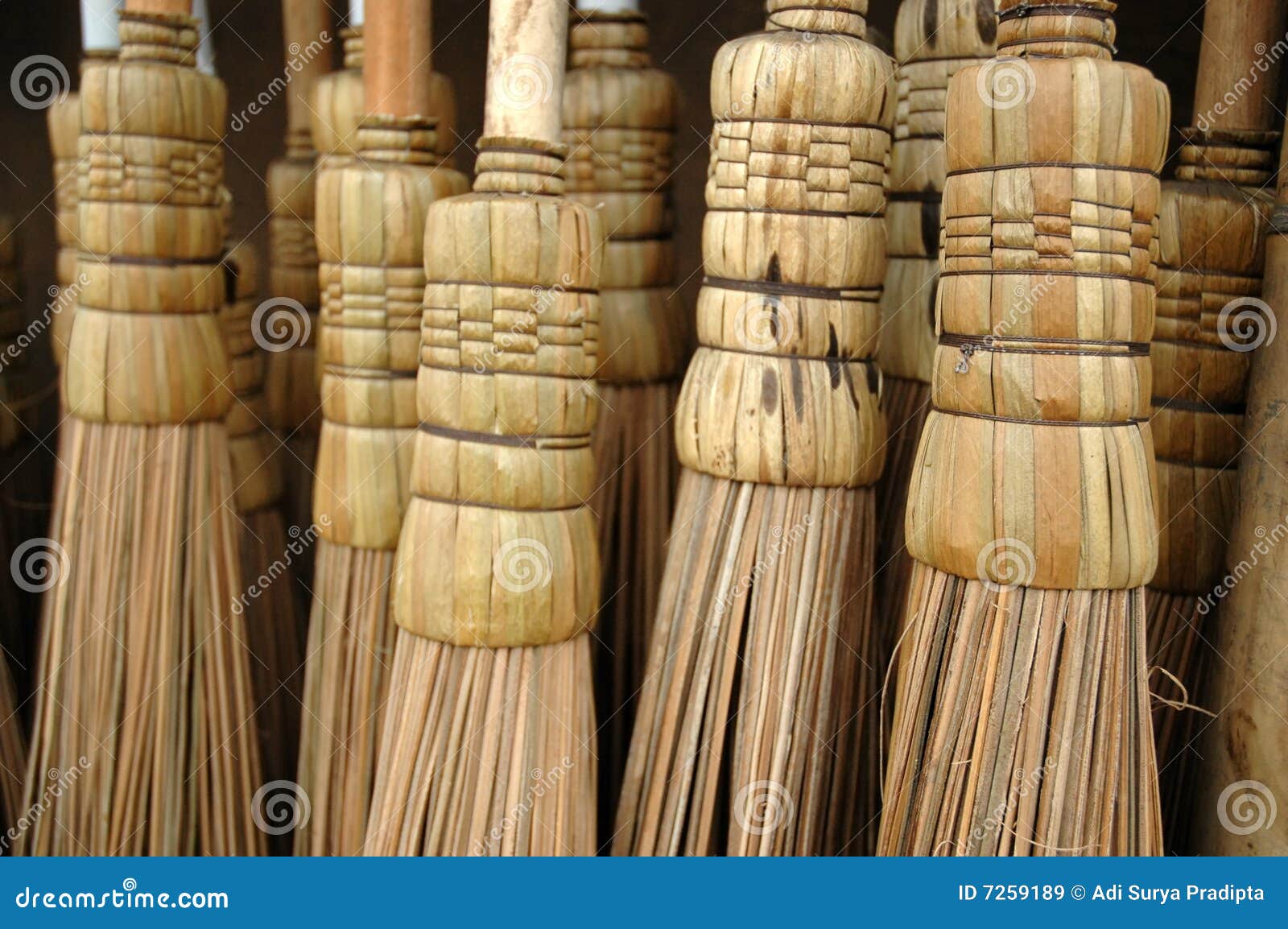 Broom stock image. Image of broom, wood, brown, sweeper - 7259189