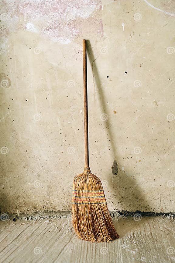 Broom or besom stock image. Image of dust, brushwood - 28335163