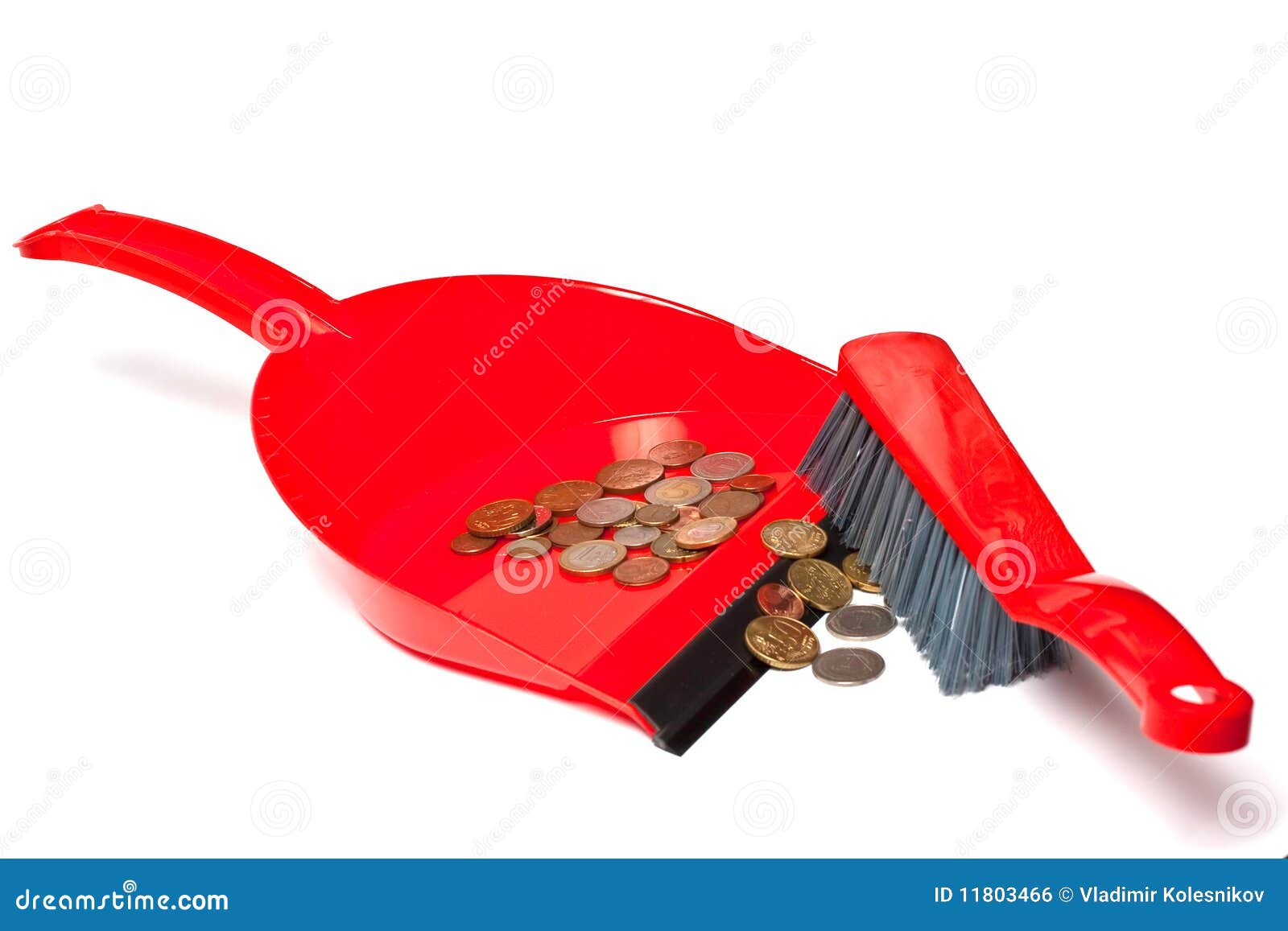 Broom and bucket stock photo. Image of money, shiny, washing - 11803466