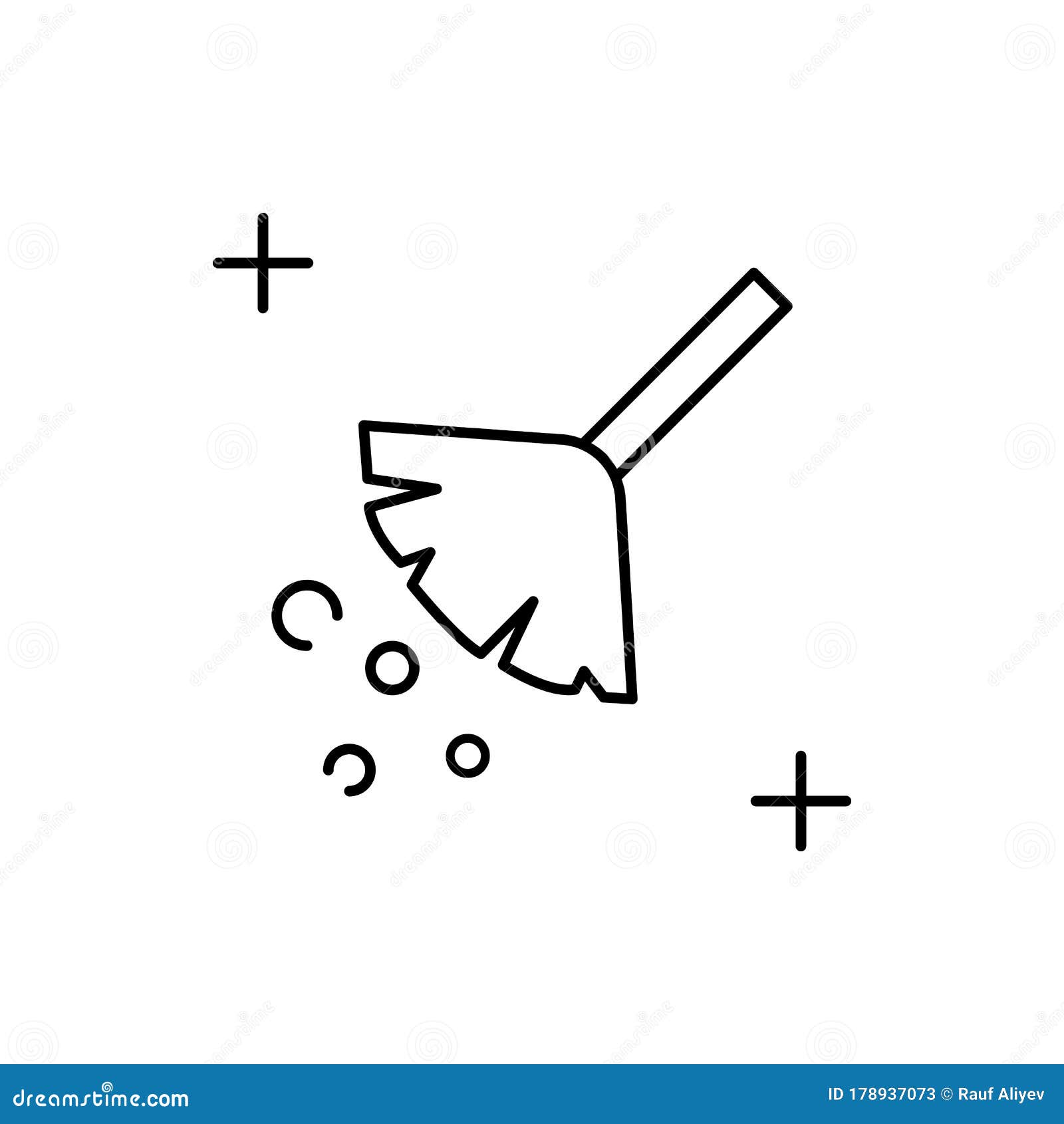 Broom, Cleaning Tool Icon. Simple Line, Outline Vector Elements of ...