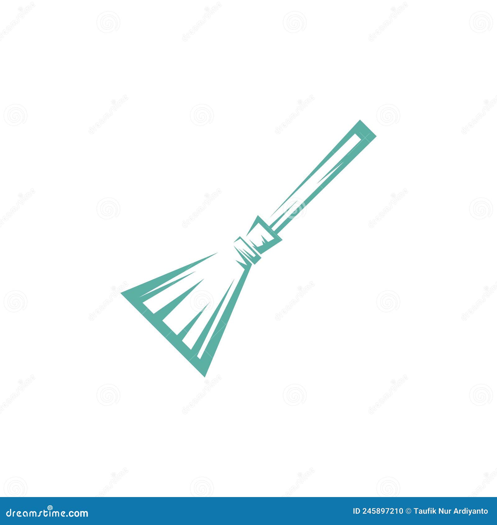 Broom Icon Logo Design Illustration Template Stock Illustration ...