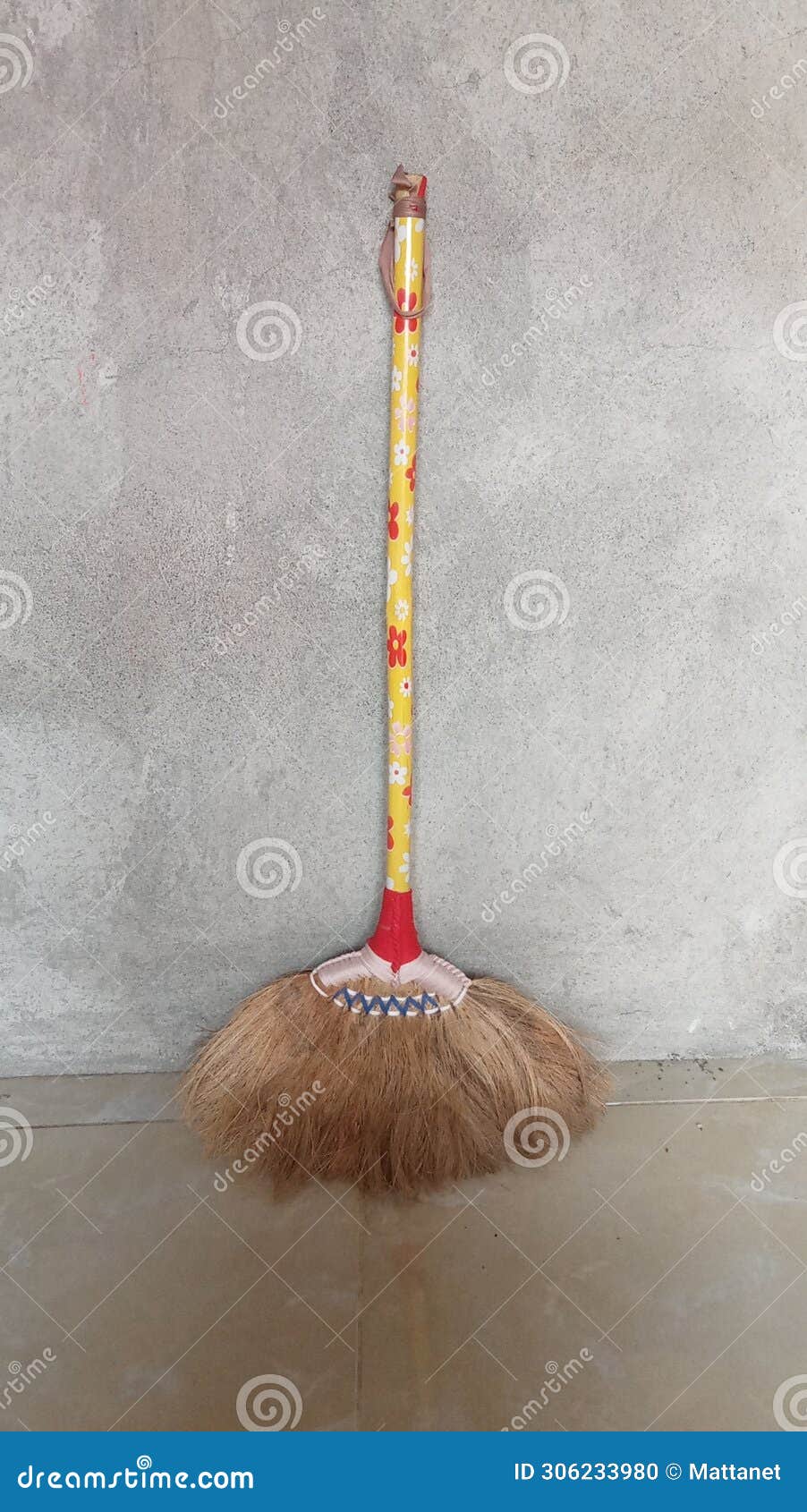 Broom Made from Coconut Shells Made in Indonesia?? Stock Photo - Image ...