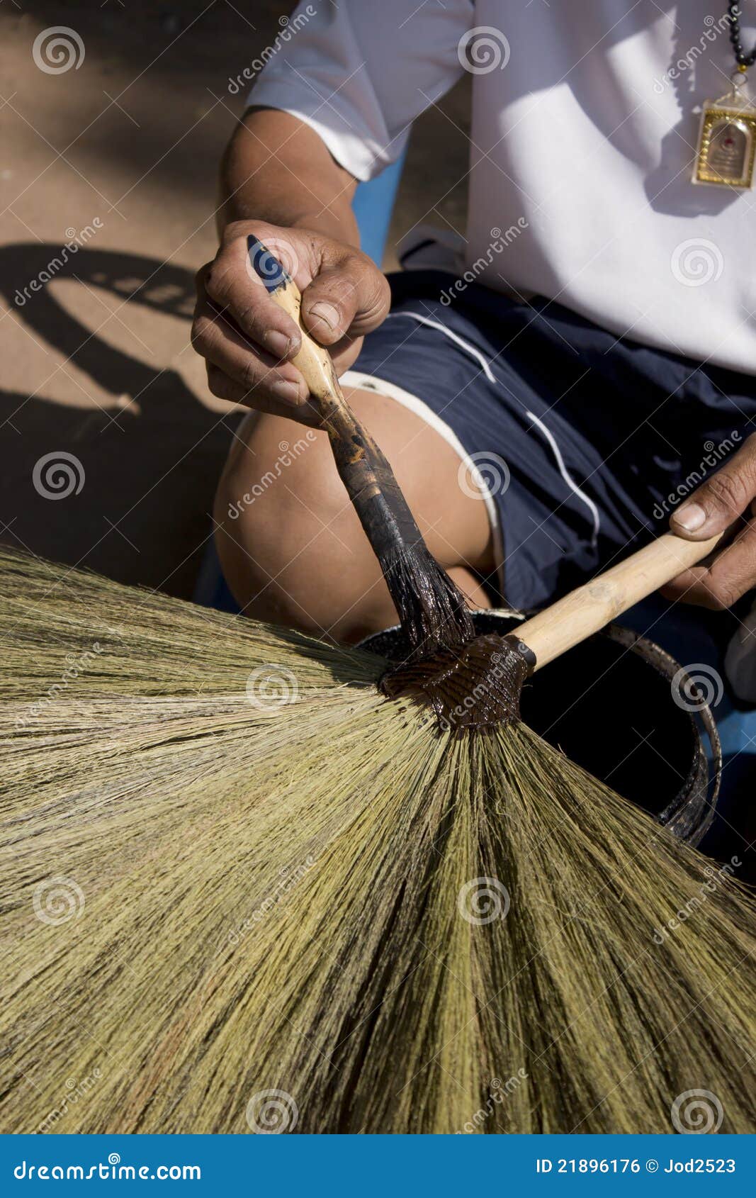Broom Production of Thailand Editorial Photo - Image of kitchen ...